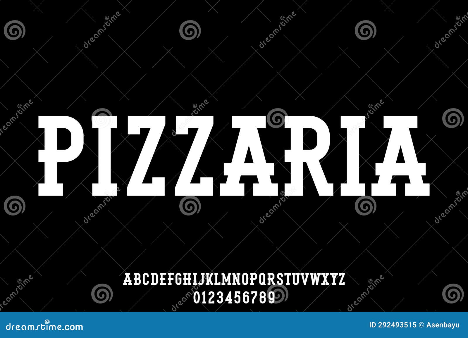 Bold Slab Serif Alphabet, Vintage Western Style Letters, Rugged Font ...