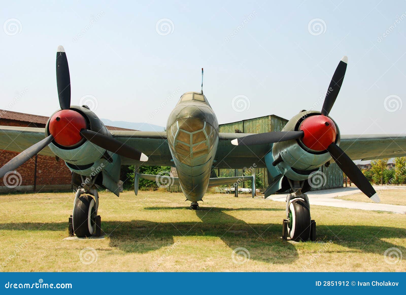 Classic bomber jet editorial photography. Image of power - 2851912