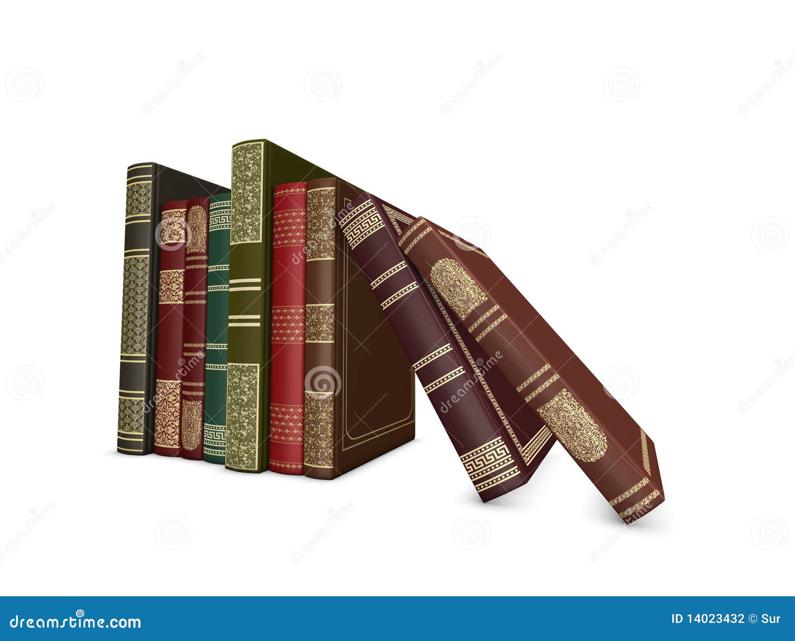 Classic books stock illustration. Illustration of macro - 14023432