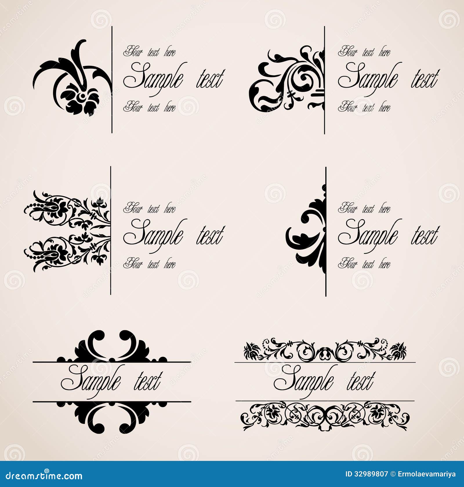 Classic Border Vector Illustration | CartoonDealer.com #25581976