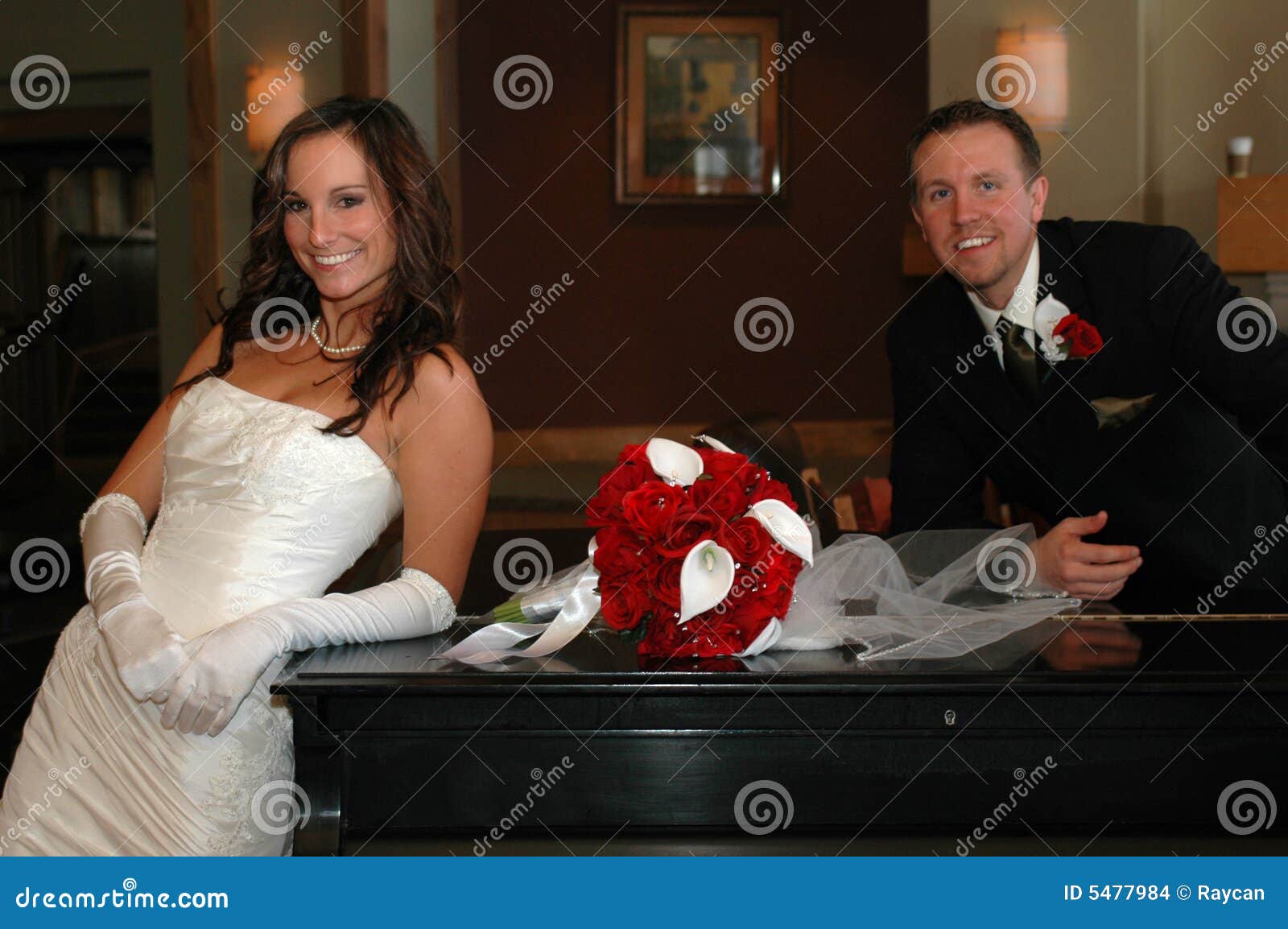 Classic Bride and Groom stock photo. Image of reception - 5477984