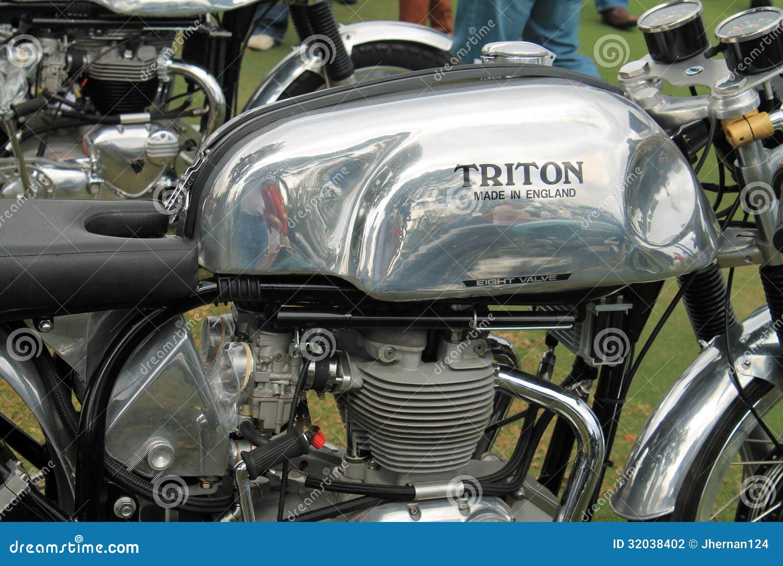Classic british motorcycle editorial photography. Image of metal - 32038402