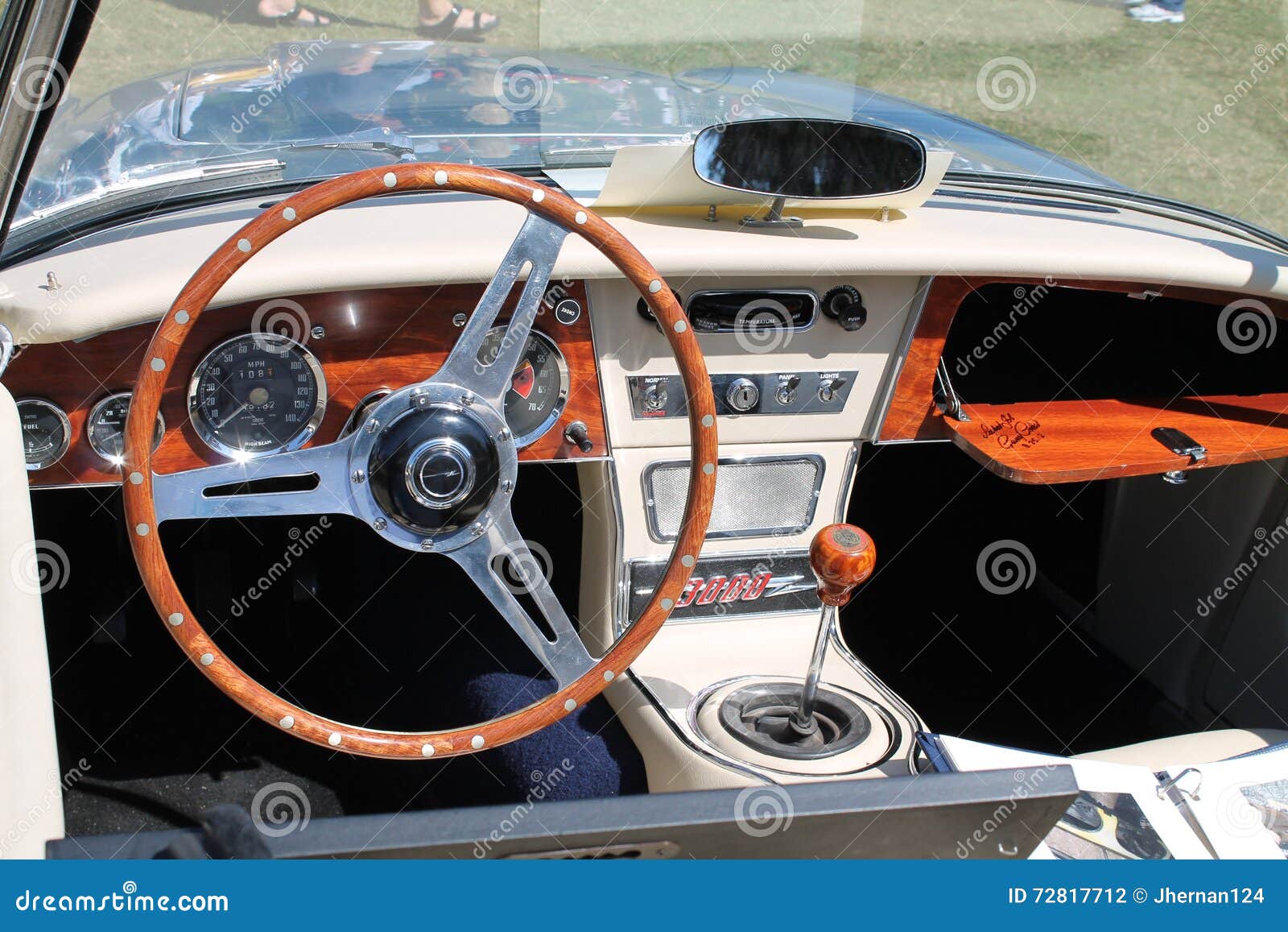 Classic British Roadster Interior Editorial Photography - Image of ...