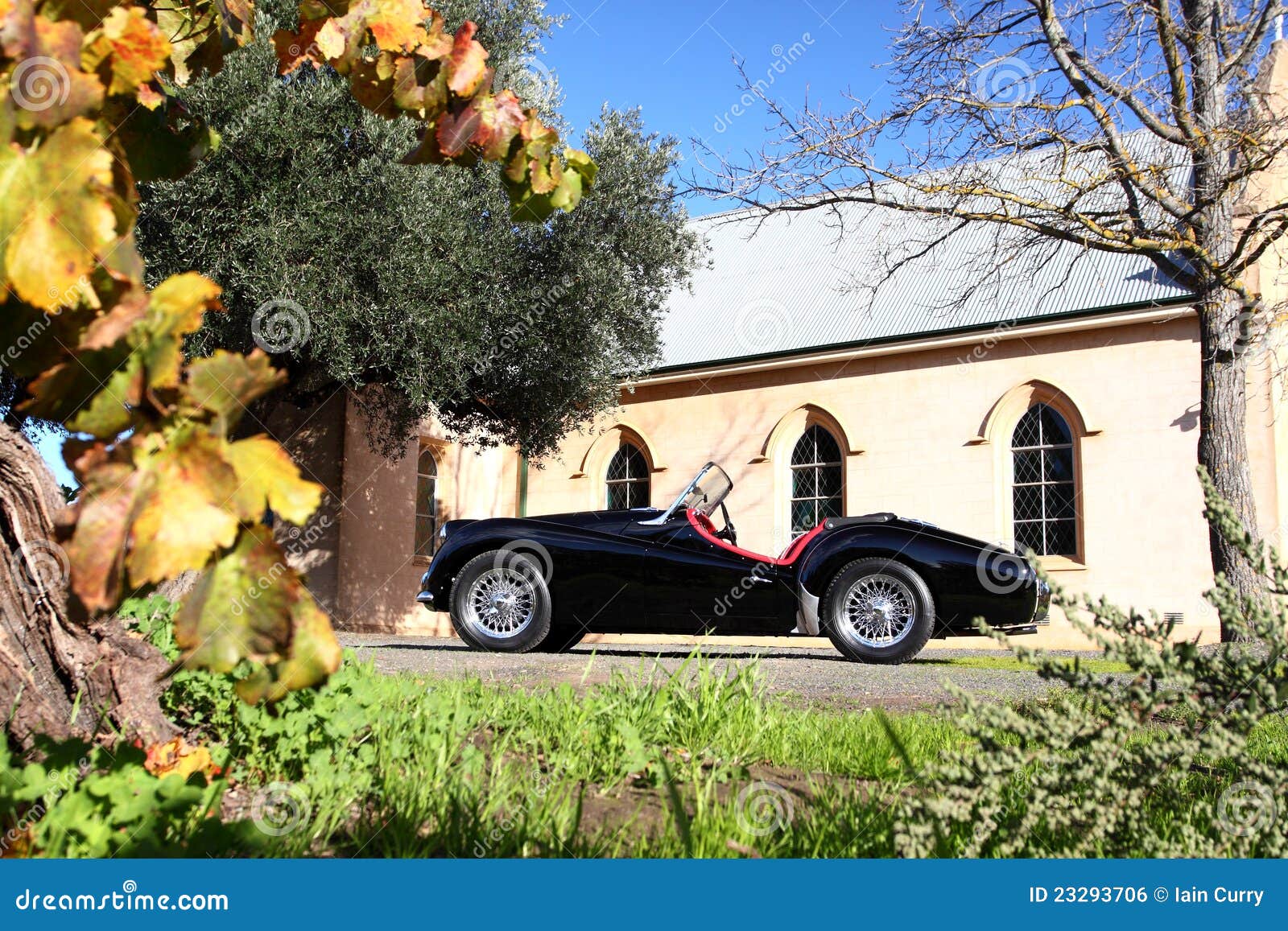 Classic British Sports Car Convertible Stock Photo - Image of beautiful ...