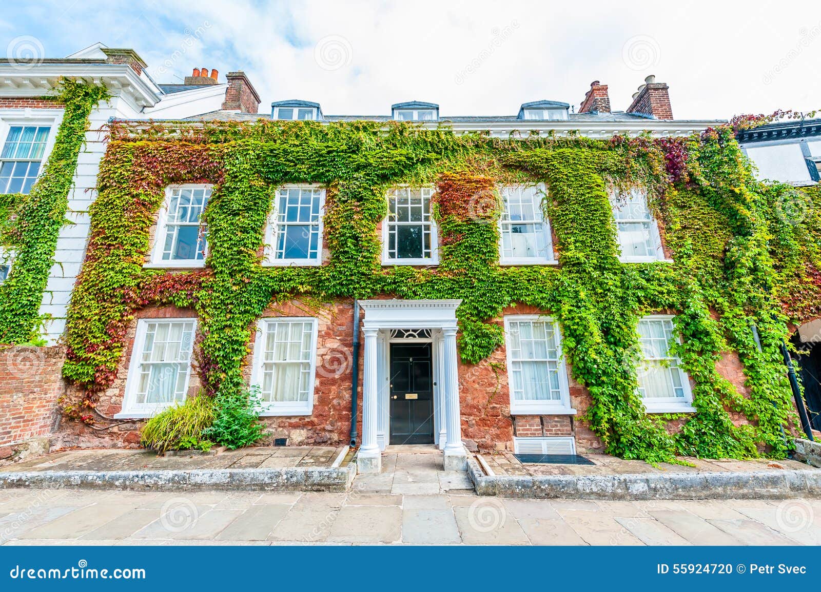 Classic British Townhouse stock photo. Image of mansion - 55924720