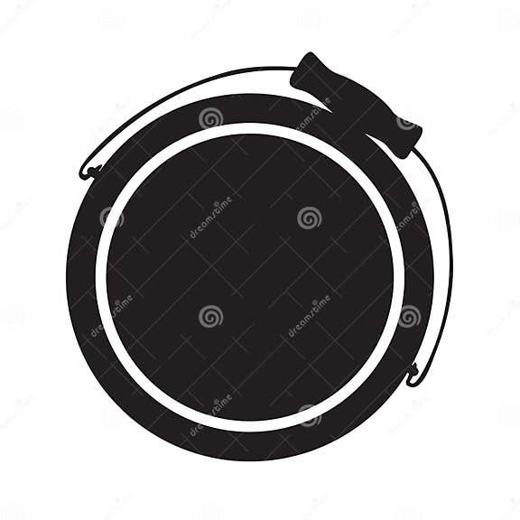 Classic bucket top view stock illustration. Illustration of industry ...