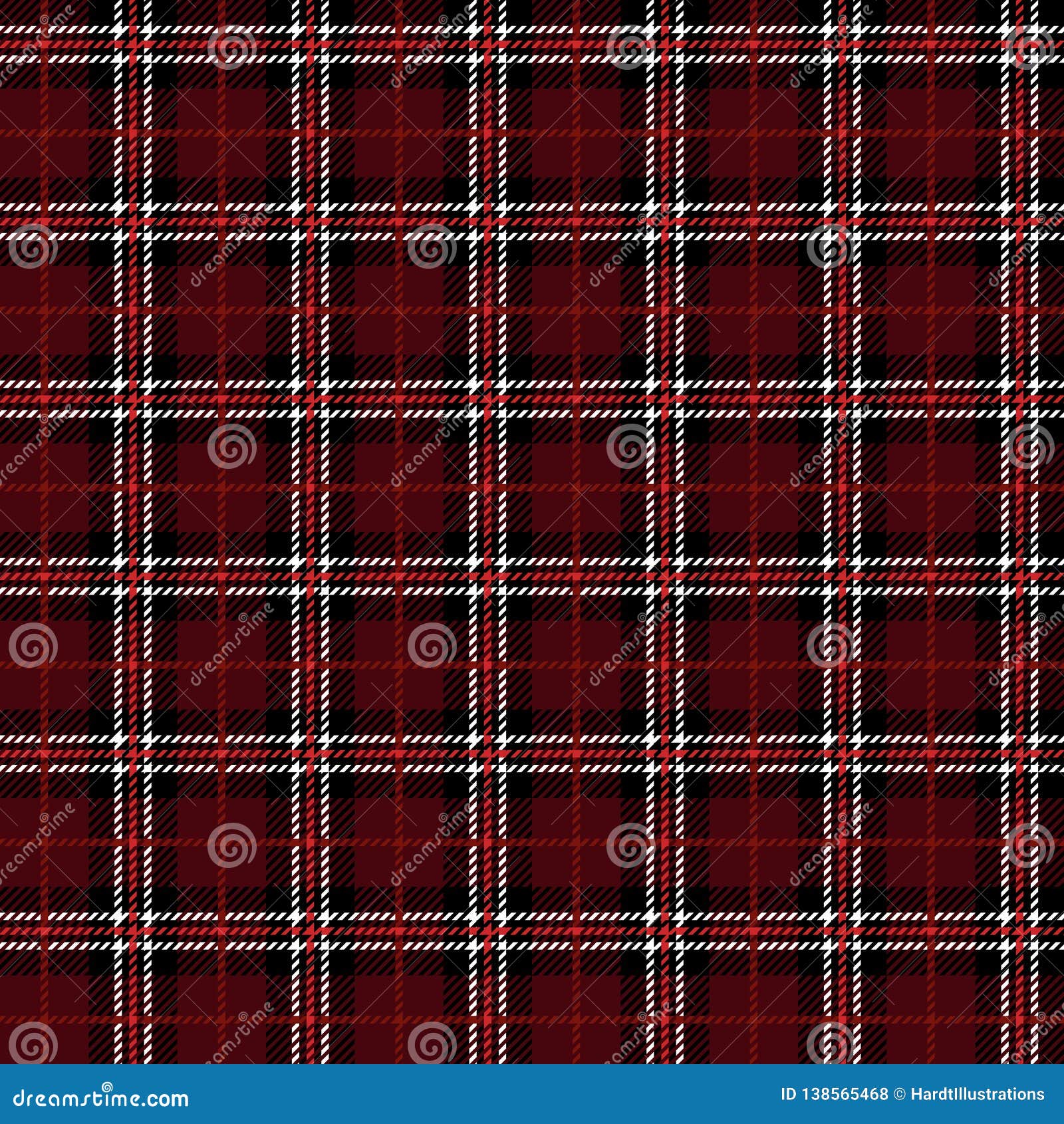 Red Buffalo Plaid Seamless Pattern Stock Vector - Illustration of ...