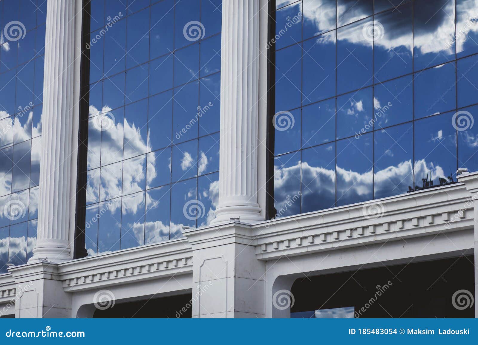 Classic Building with Numerous Windows Stock Photo - Image of facade ...