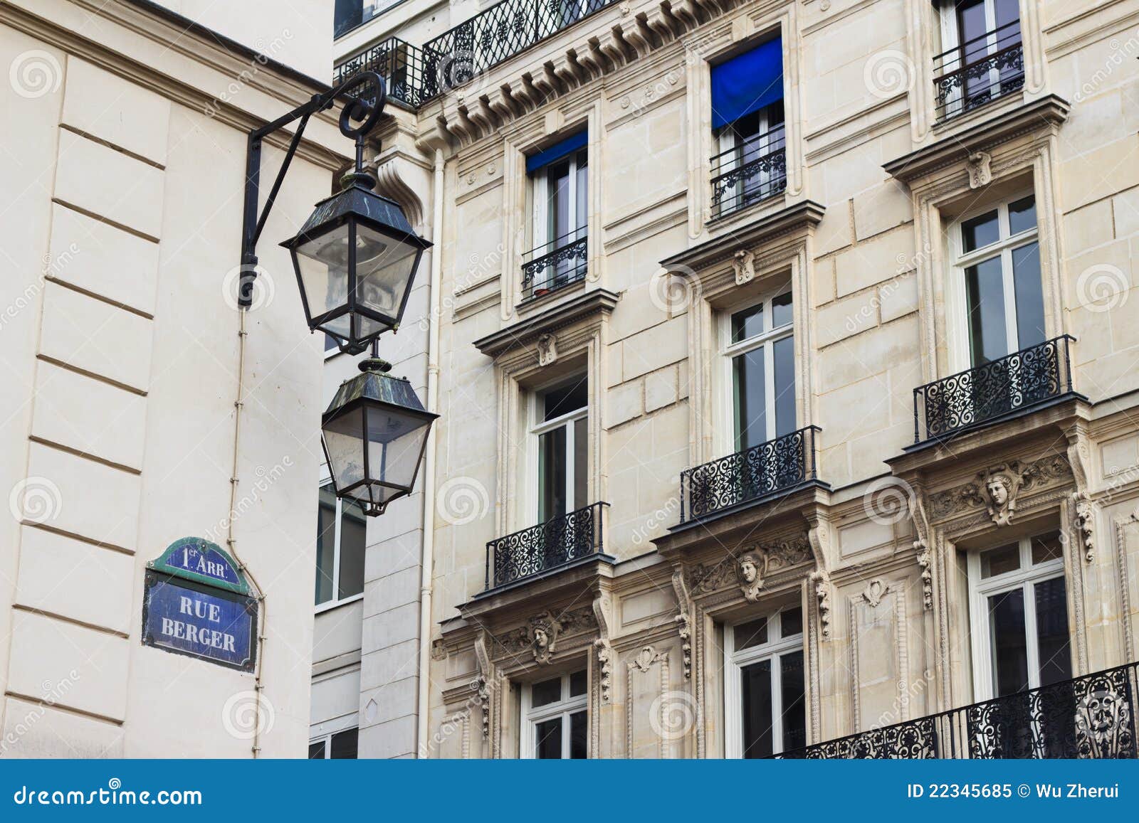 Classic Building in Paris, France Stock Image - Image of construction ...