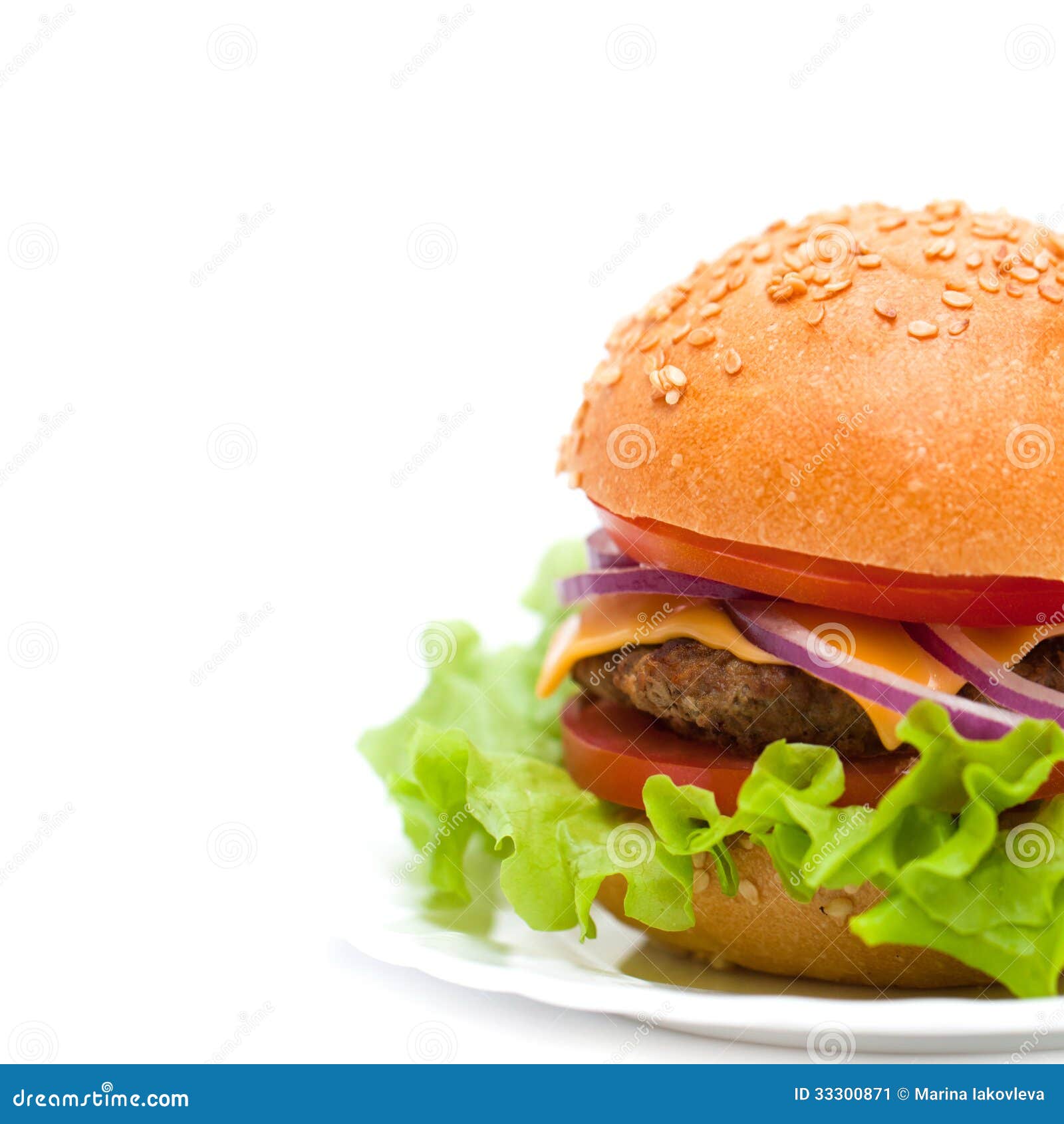 Classic Burgers stock image. Image of burger, meat, juicy - 33300871