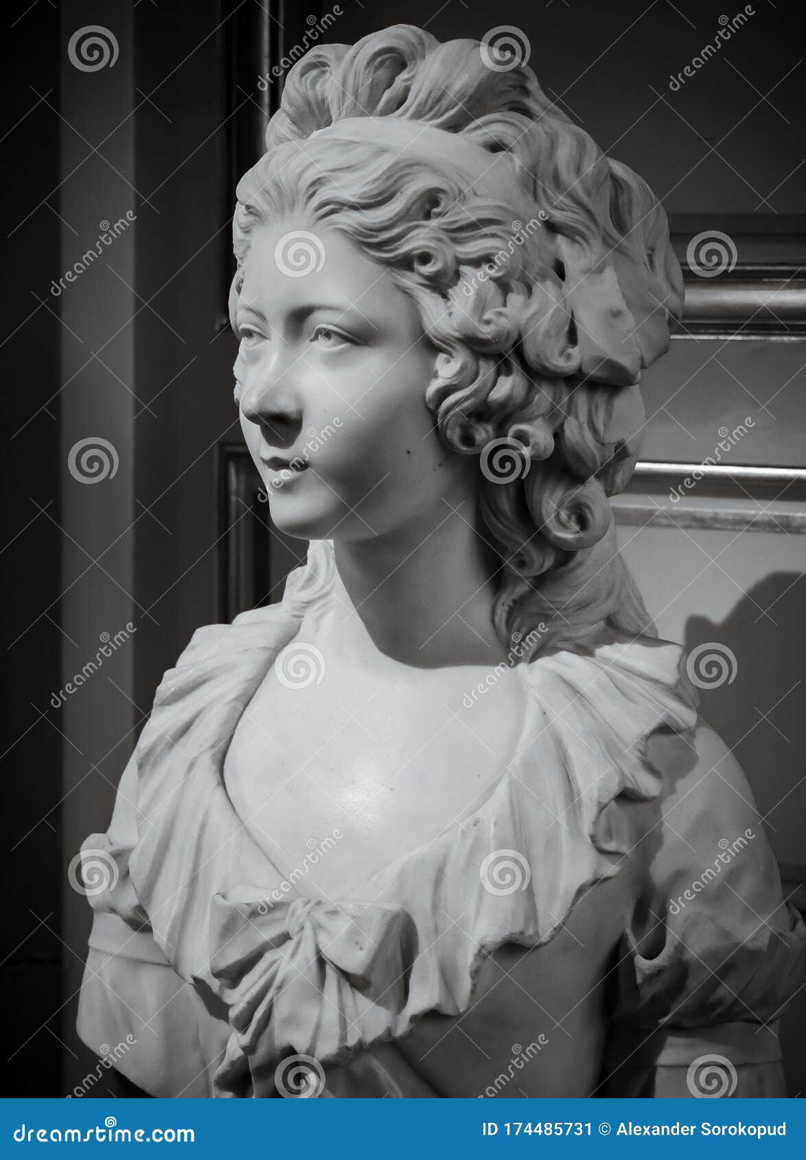 Classic Bust, Sculptural Image of a Man`s Head. Museums of the World ...