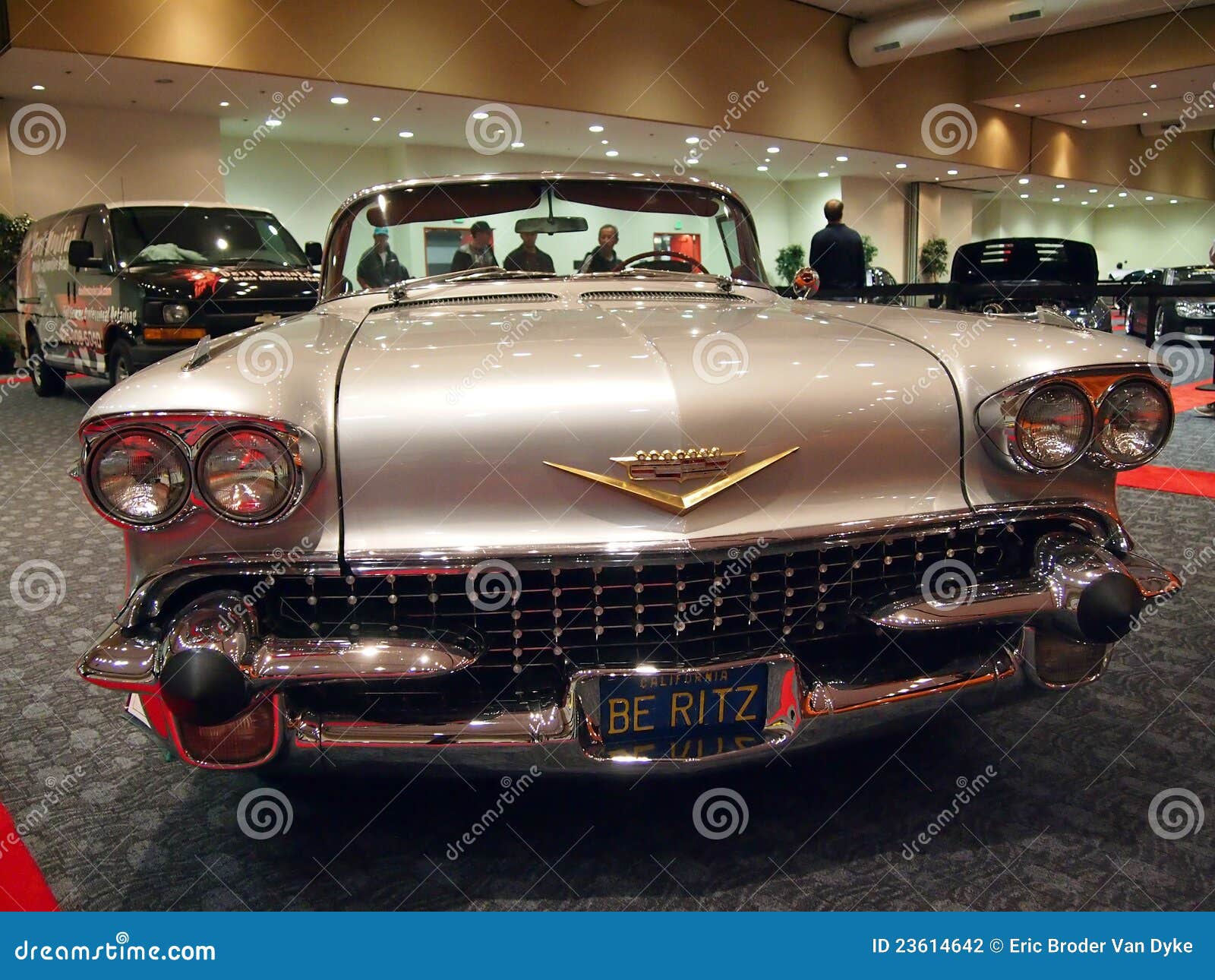 Classic Cadillac on Display Editorial Photography - Image of display ...