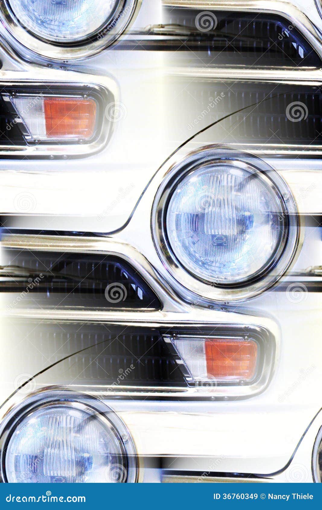 Classic Car Detail Abstract Stock Image - Image of hood, cool: 36760349