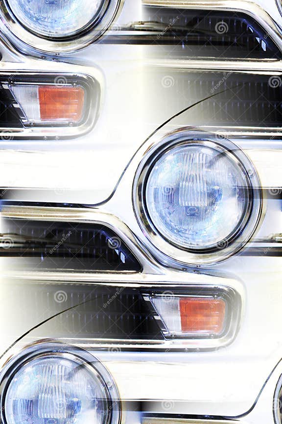Classic Car Detail Abstract Stock Image - Image of hood, cool: 36760349