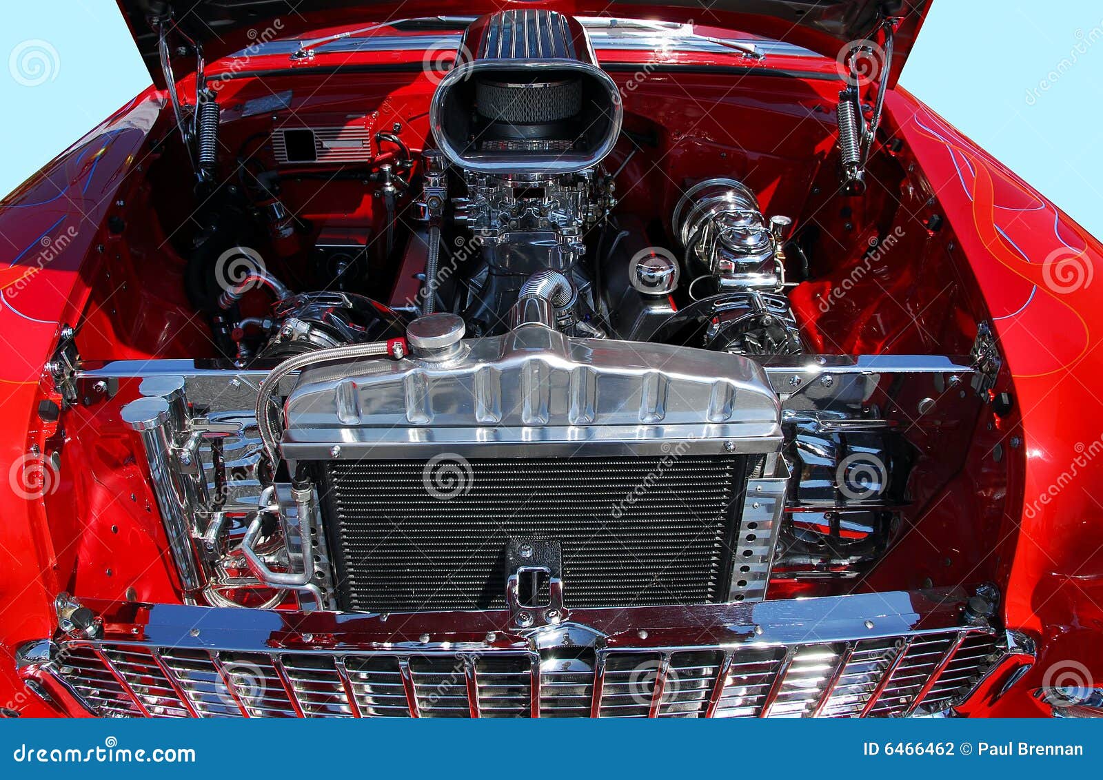 Classic car engine stock photo. Image of fuel, automotive - 6466462