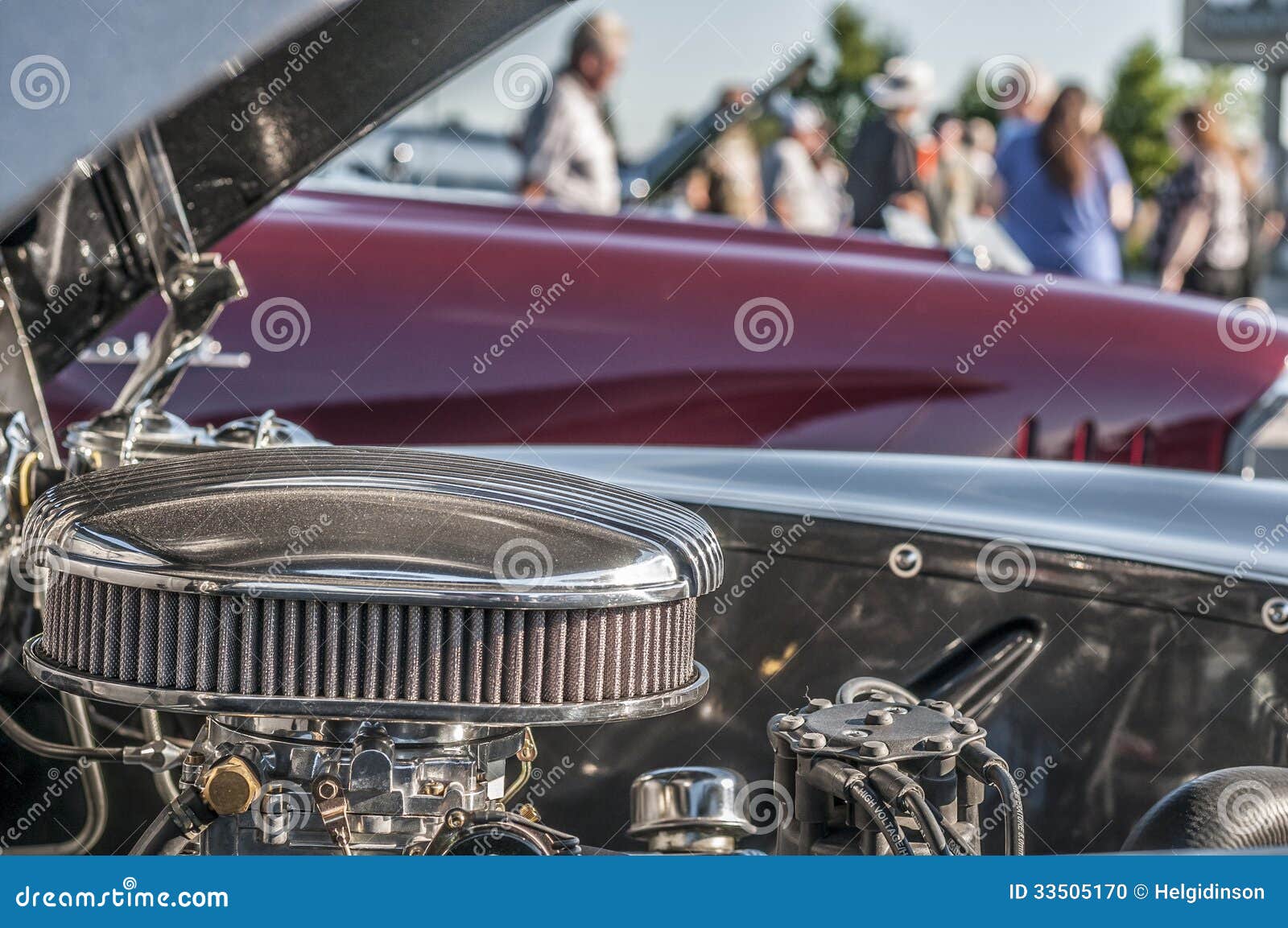 Classic car engine stock photo. Image of automotive, american - 33505170