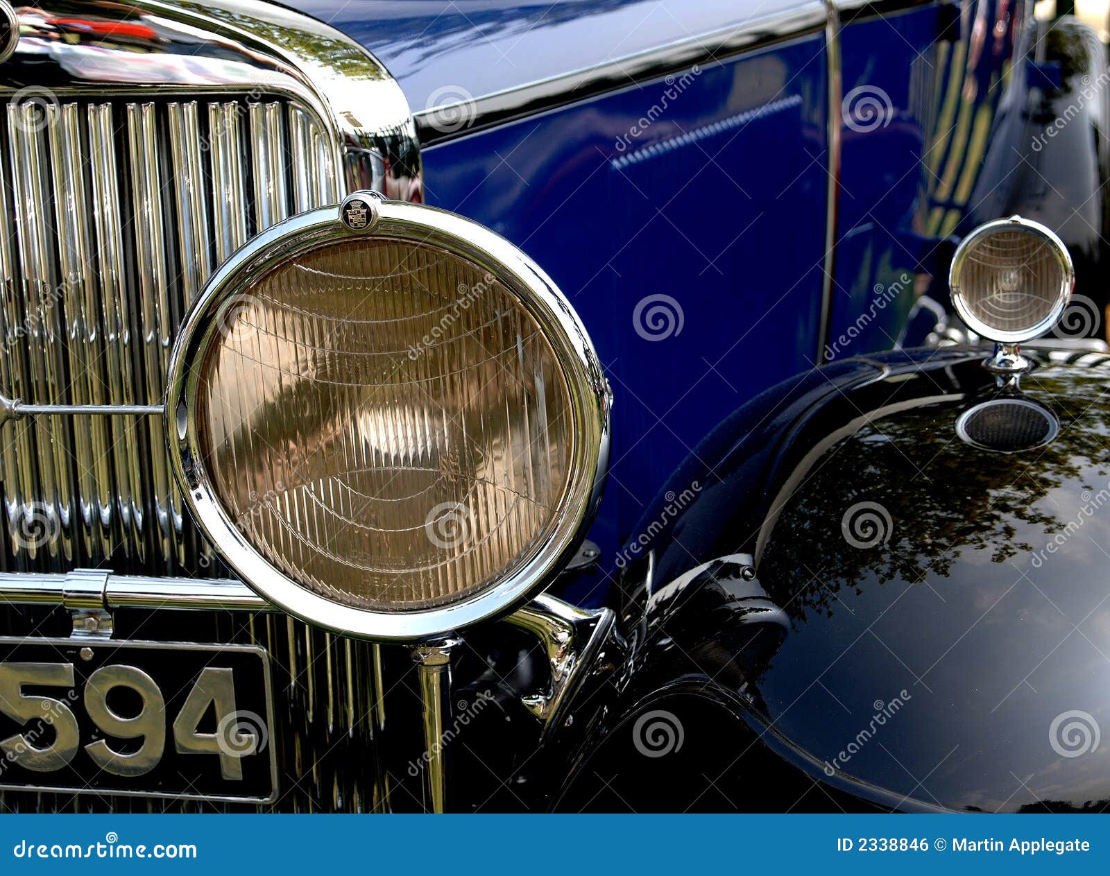 Classic Car Headlight stock photo. Image of headlight - 2338846