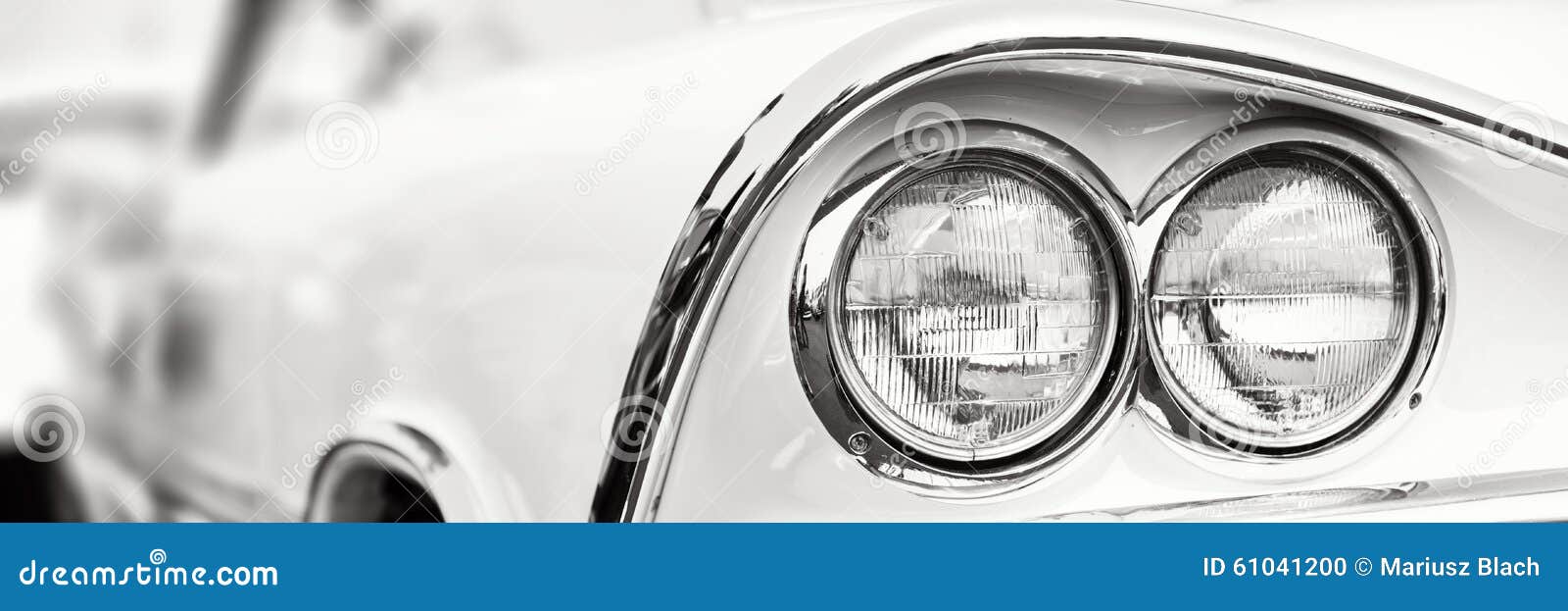 Classic car headlights stock photo. Image of vehicle - 61041200