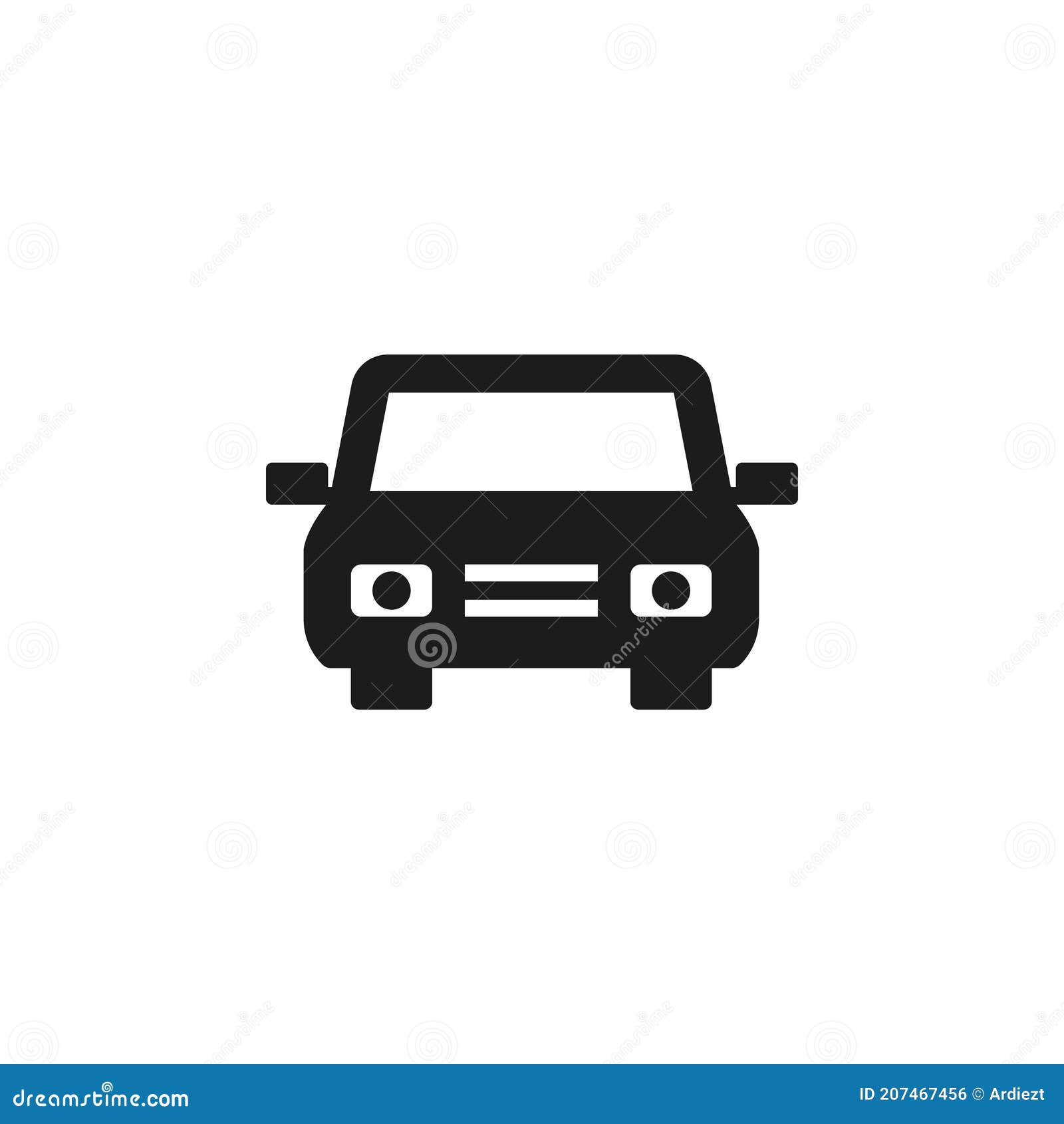 Classic Car Icon Vector Illustration Stock Vector - Illustration of ...