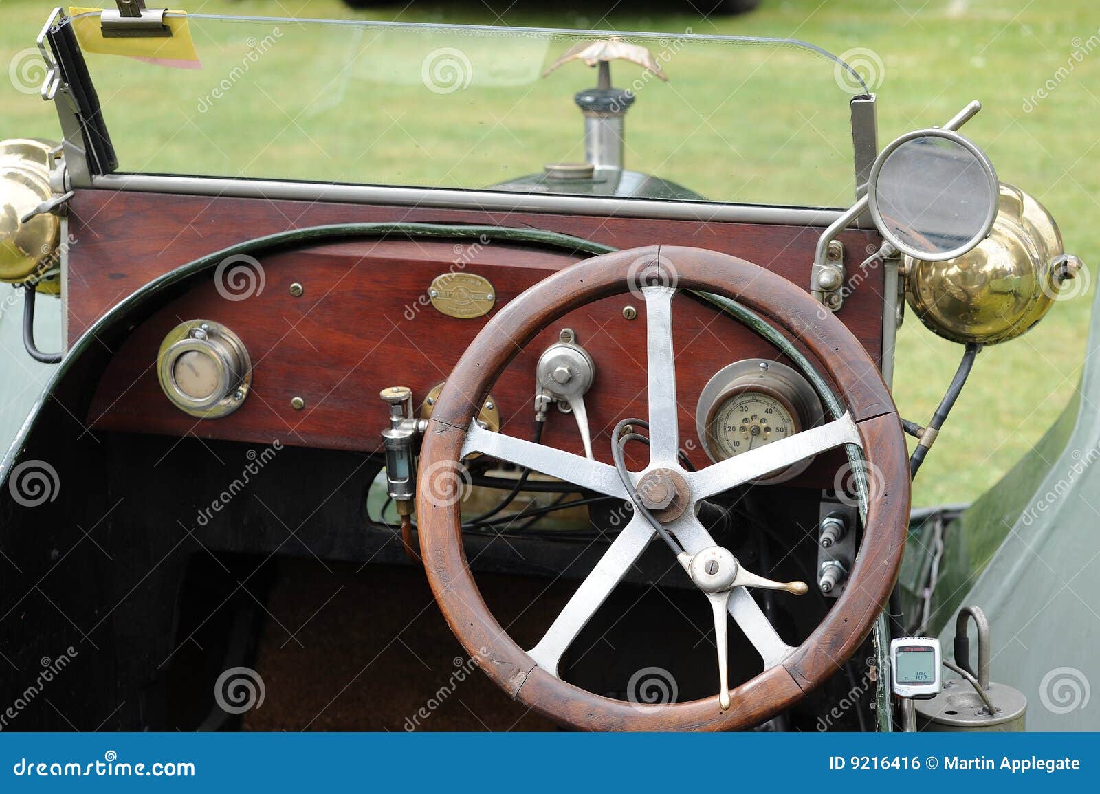 Classic Car Interiors stock photo. Image of retro, golden - 9216416