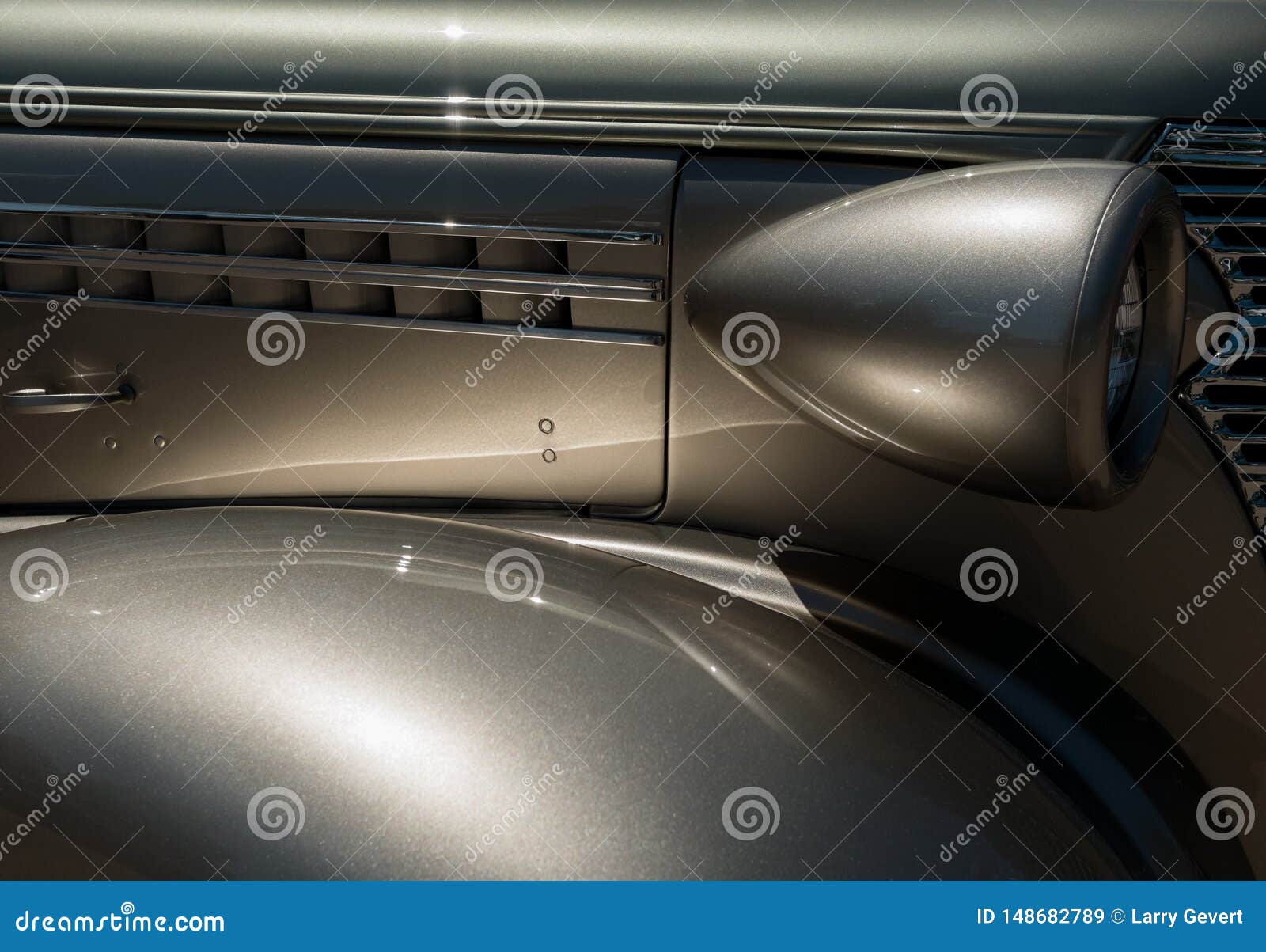 Classic Car Lines, Shapes and Shadows Stock Image - Image of grille ...