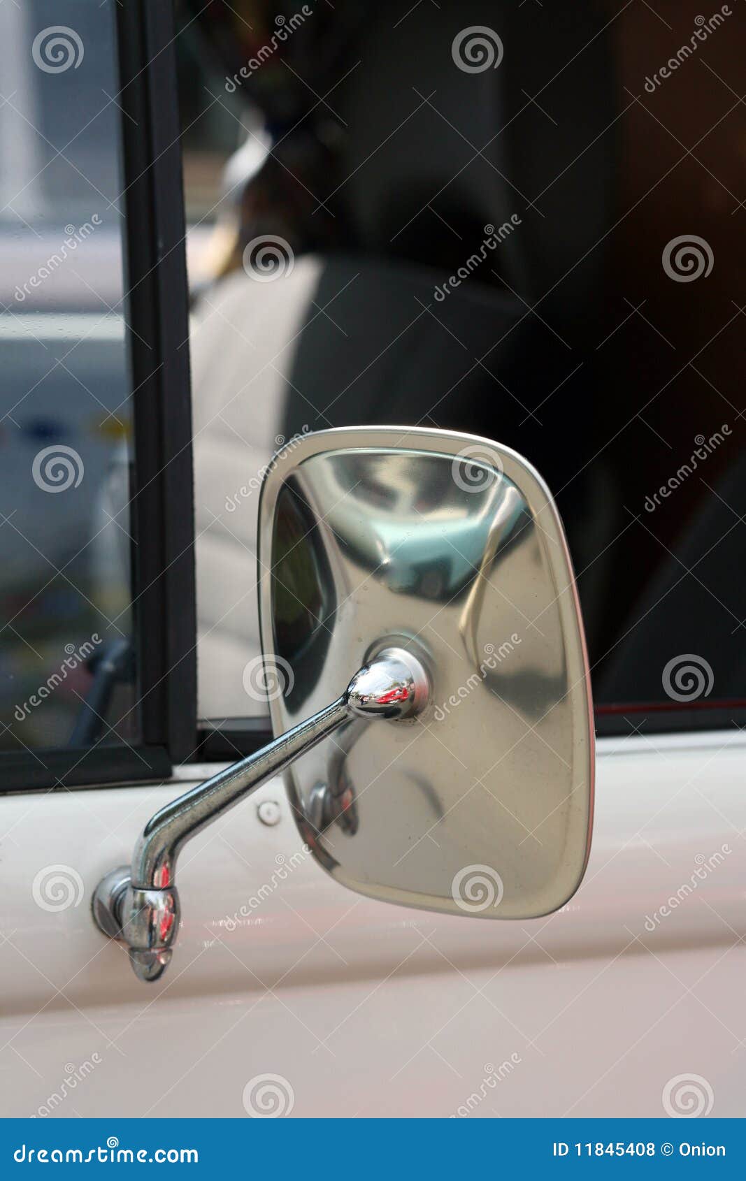 Classic Car Rear View Mirror Stock Photo - Image of equipment, colors ...