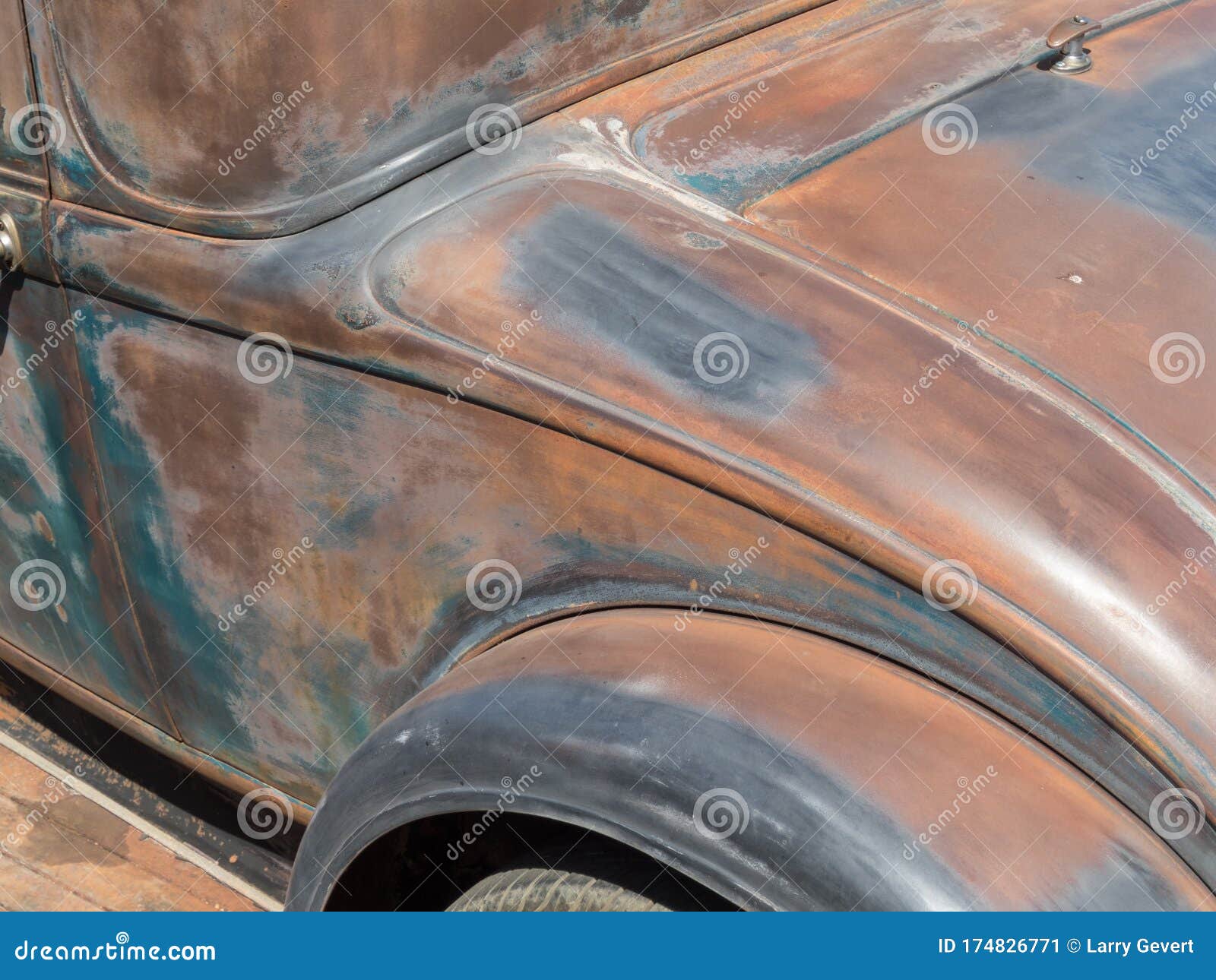 Classic Car, Sanded and Ready To Paint Stock Image - Image of cacti ...