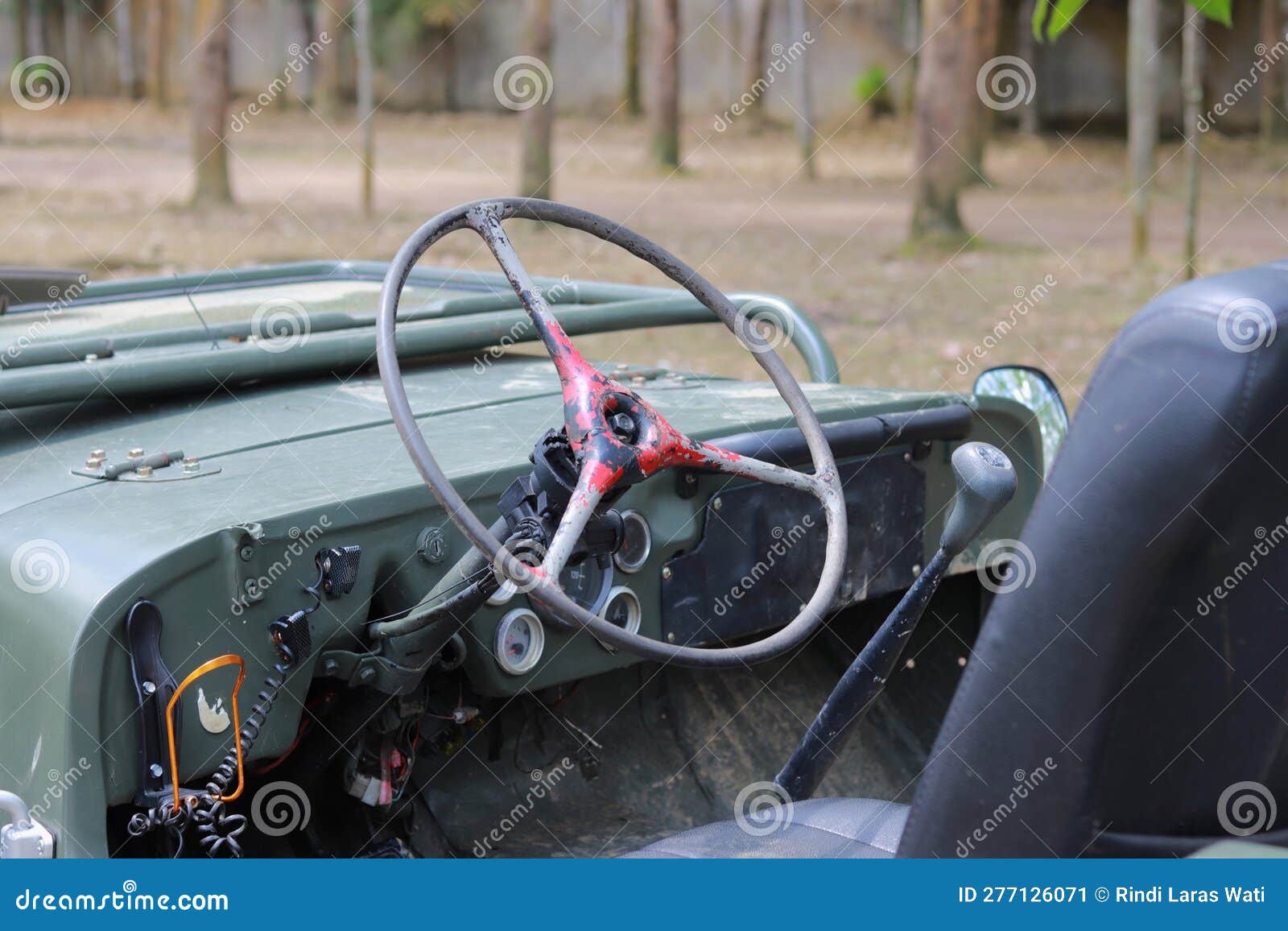 Classic Car Steering Wheel from Iron, Off Road Car Steering Wheel Stock ...