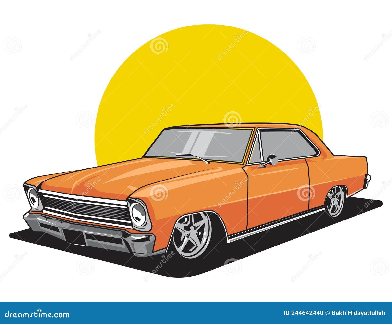 Saloon Car Design Illustration with Vector Design Graphic Stock Vector ...