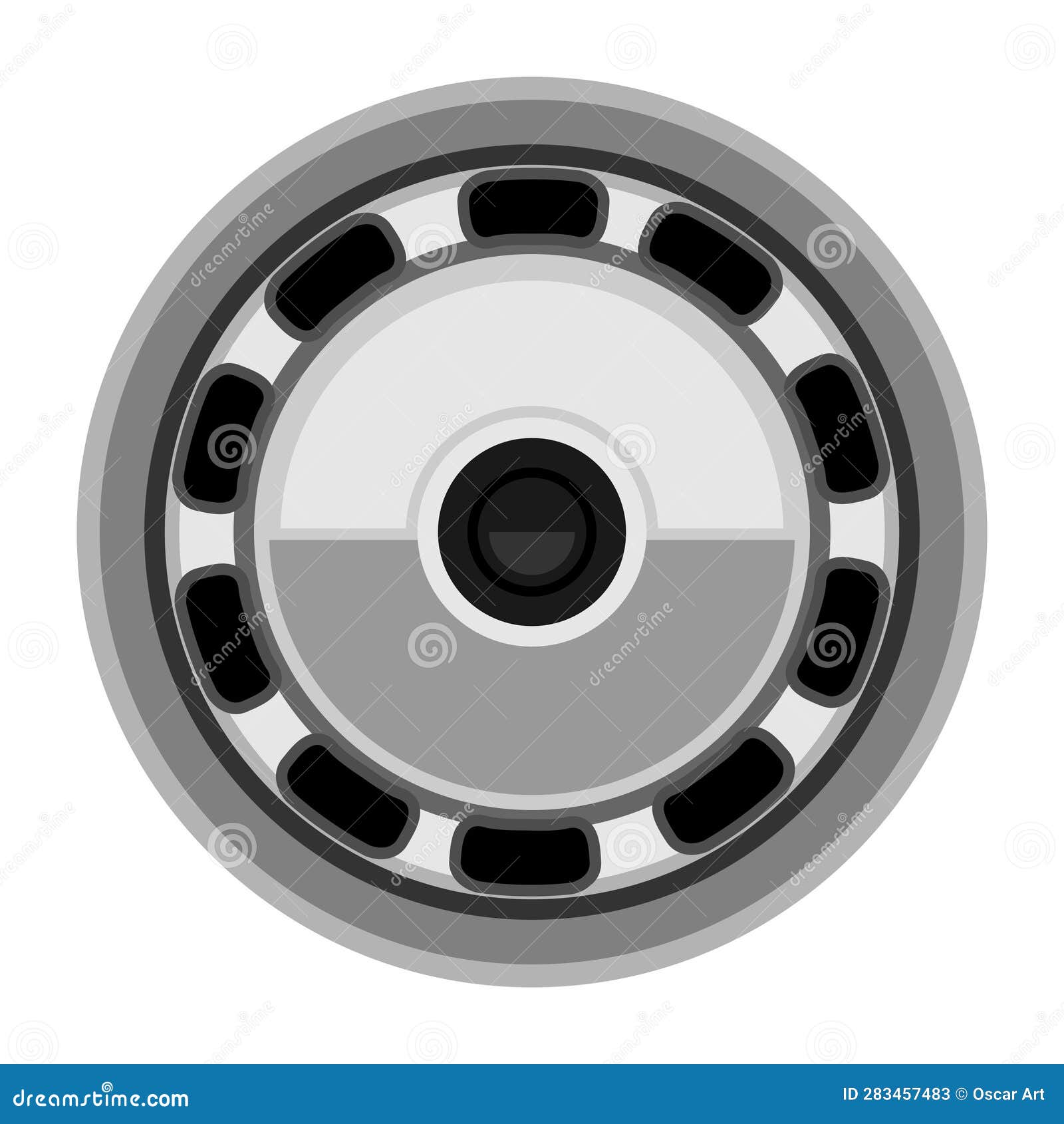 Classic Car Wheels And Shiny Chrome Rims Royalty-Free Stock Photography ...