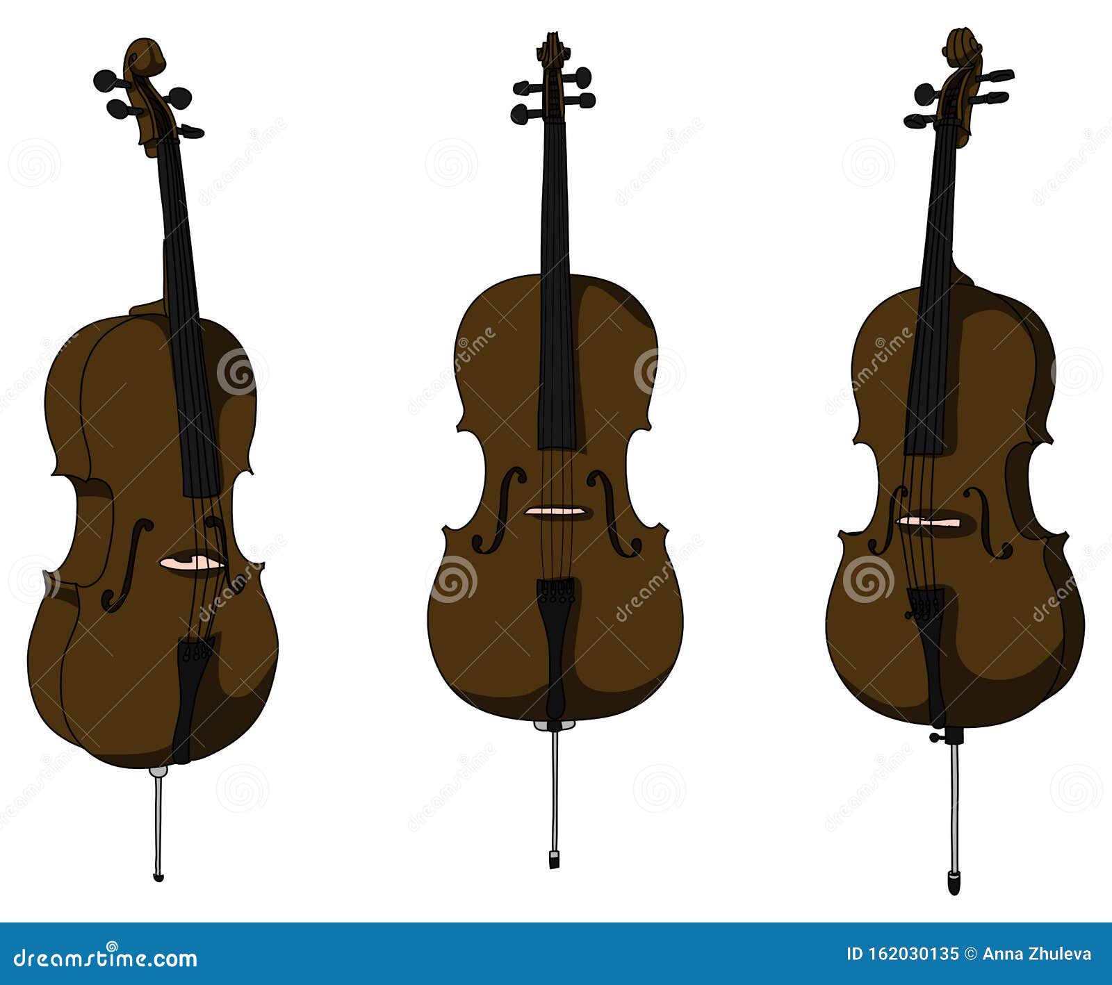 Classic Cello Vector Isolated on White Background Stock Vector ...