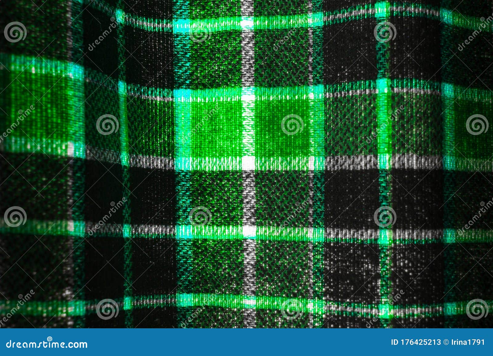 Classic Checkered Green Textile Pattern Stock Image - Image of clothing ...