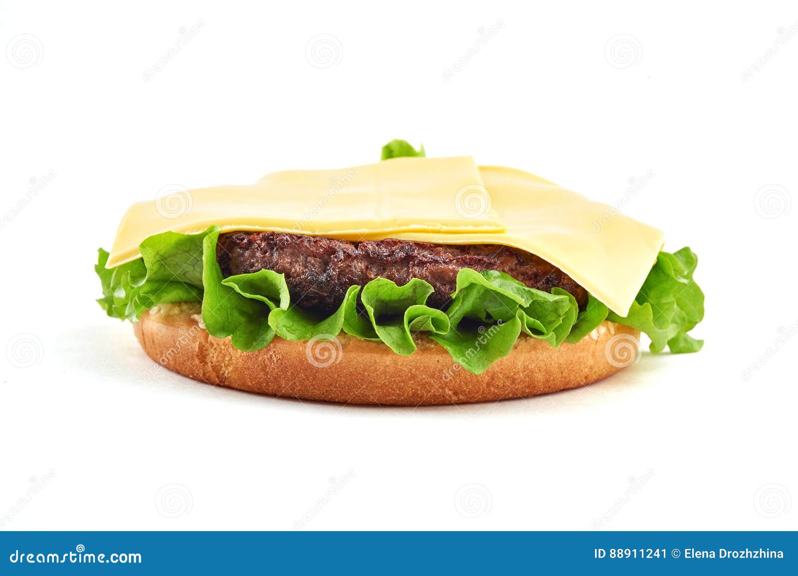 Classic cheeseburger stock image. Image of meat, dinner - 88911241