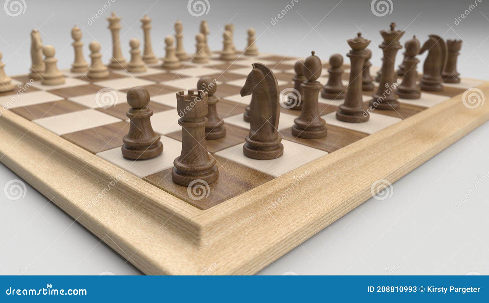 Classic Chess Board And Pieces Stock Photo | CartoonDealer.com #207319170