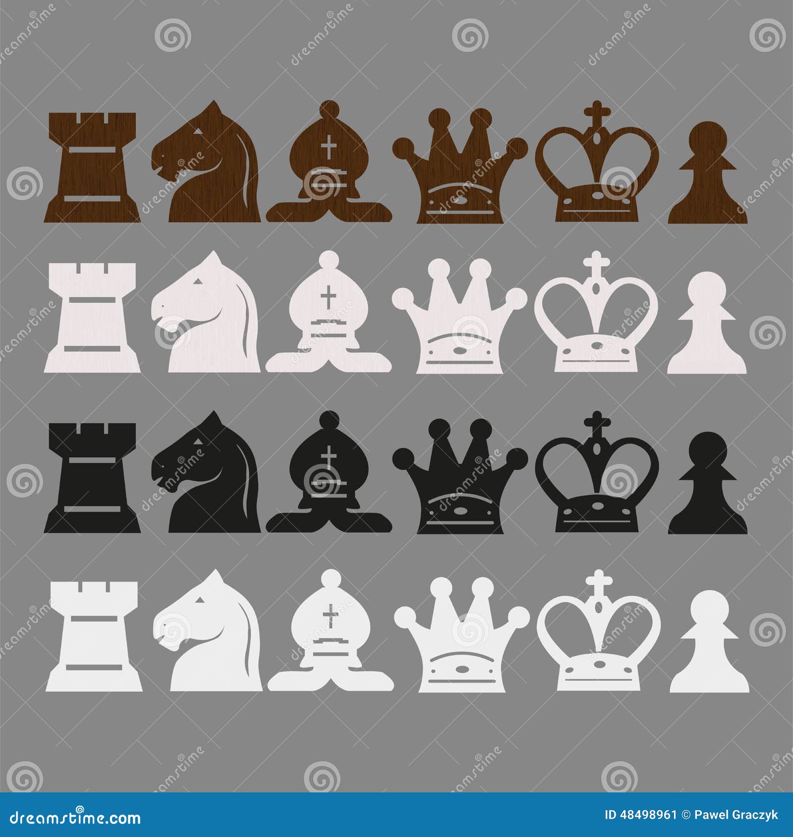 Classic chess stock vector. Illustration of board, design - 48498961