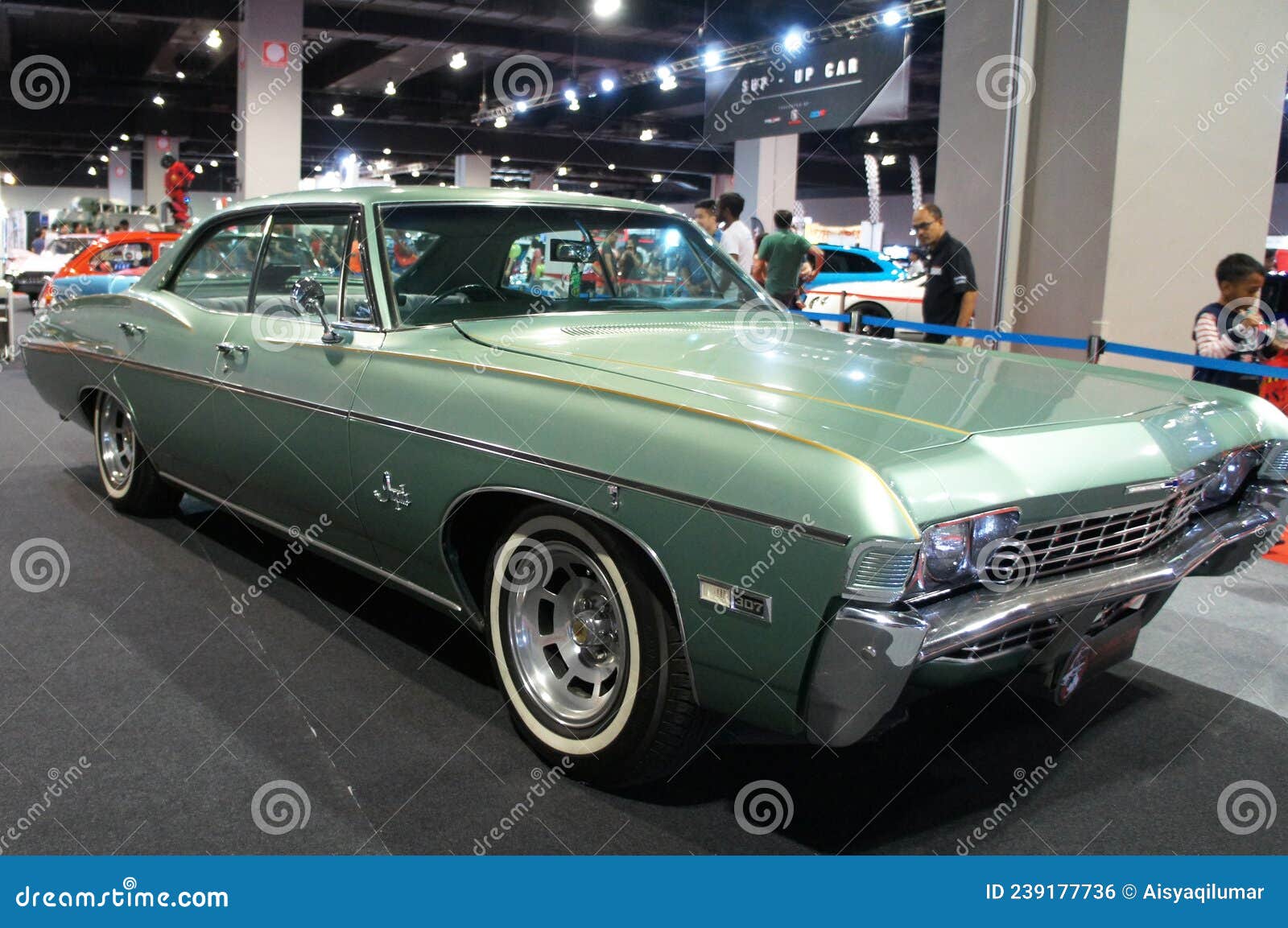 A Classic Chevrolet Car from the Impala Model Was Made in 1968 ...