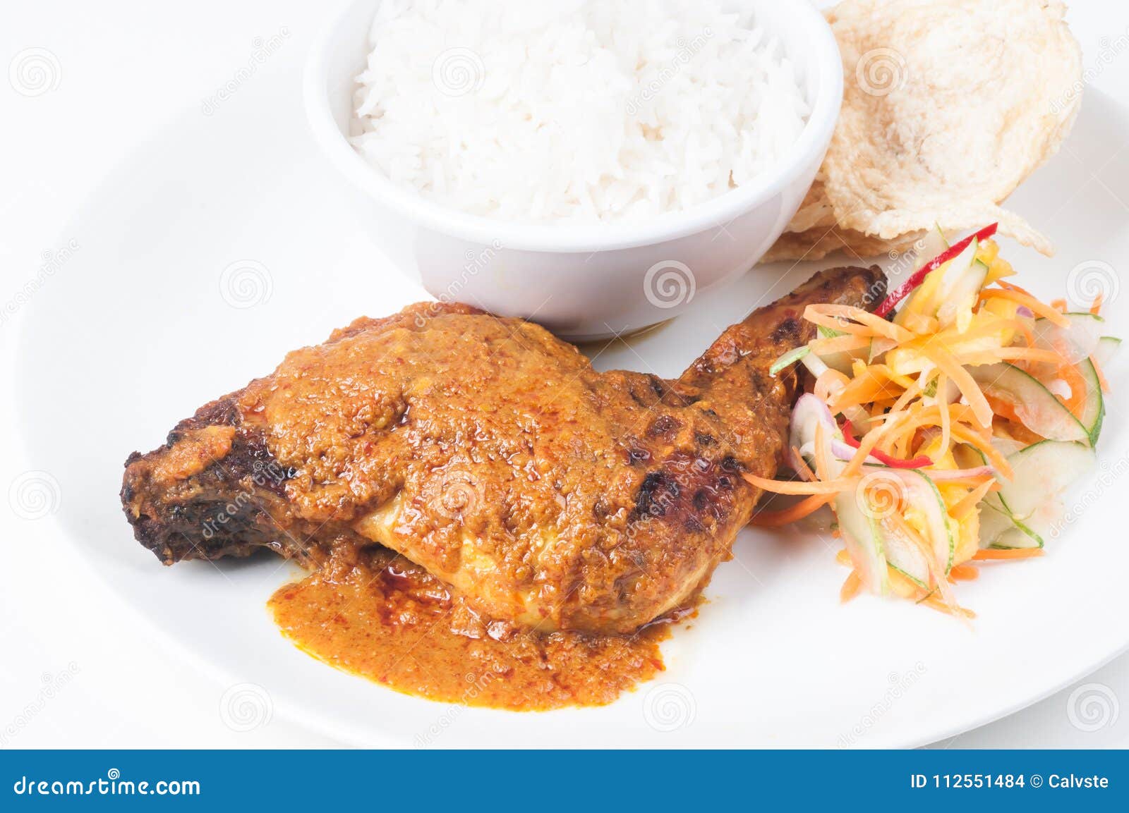 Classic Chicken Rendang stock photo. Image of malaysian - 112551484