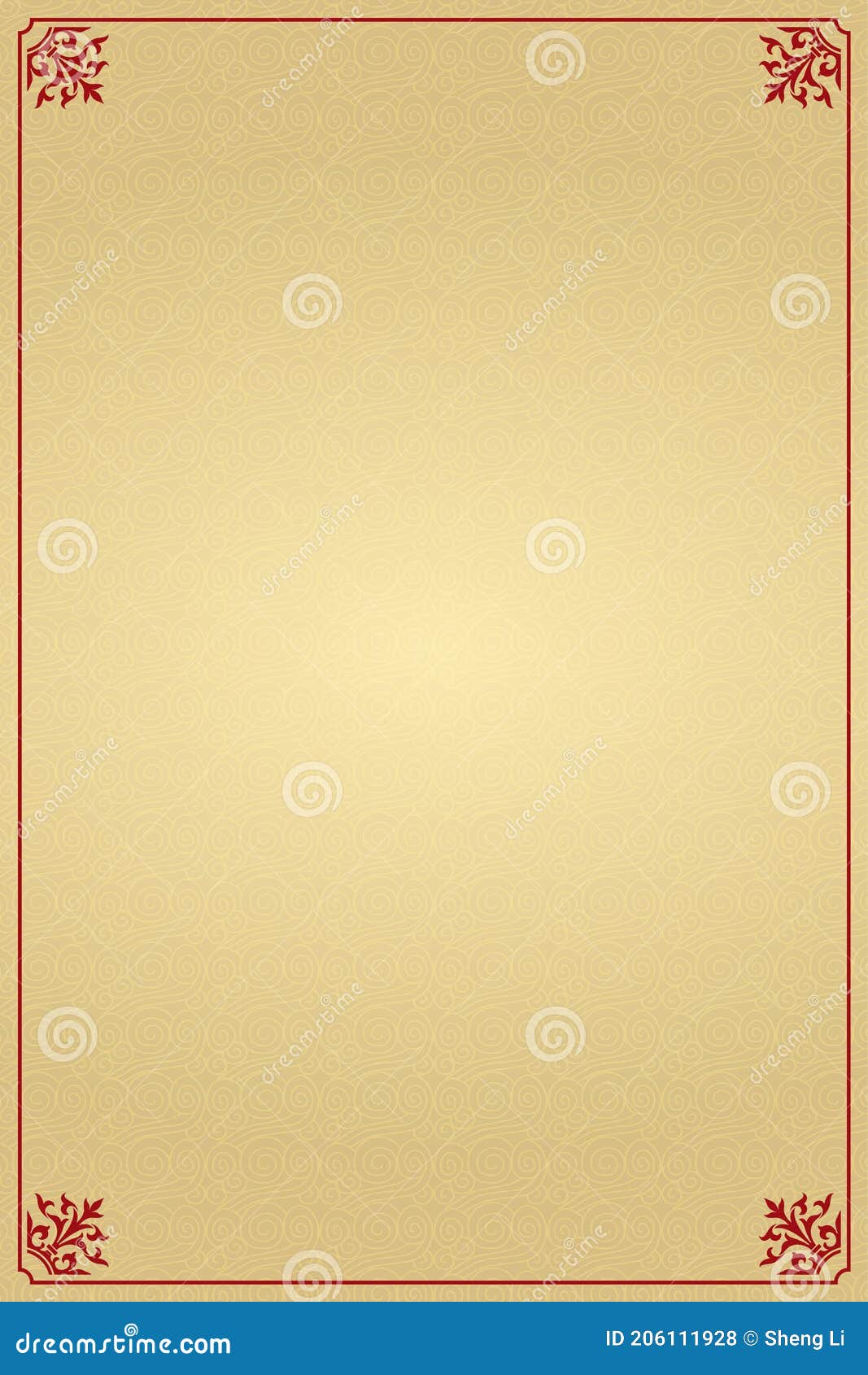 The Classic Chinese Background Template Stock Vector - Illustration of ...