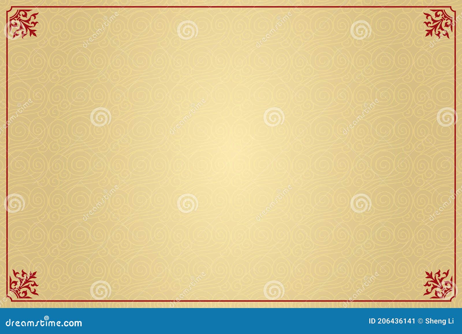 The Classic Chinese Background Template Stock Vector - Illustration of ...