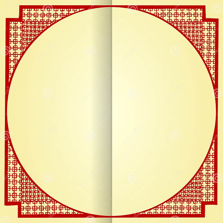 The Classic Chinese Card Background Stock Vector - Illustration of ...