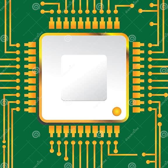 Classic chip placement stock vector. Illustration of green - 96723446