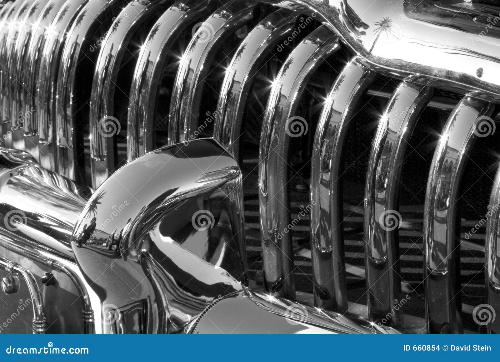 Classic chrome grillwork stock photo. Image of style, classic - 660854