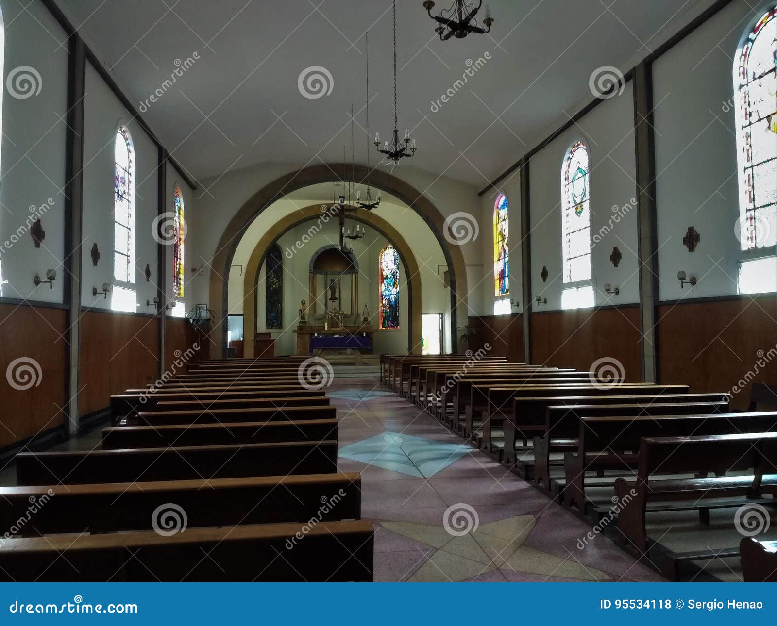 Classic church stock photo. Image of christ, traditional - 95534118