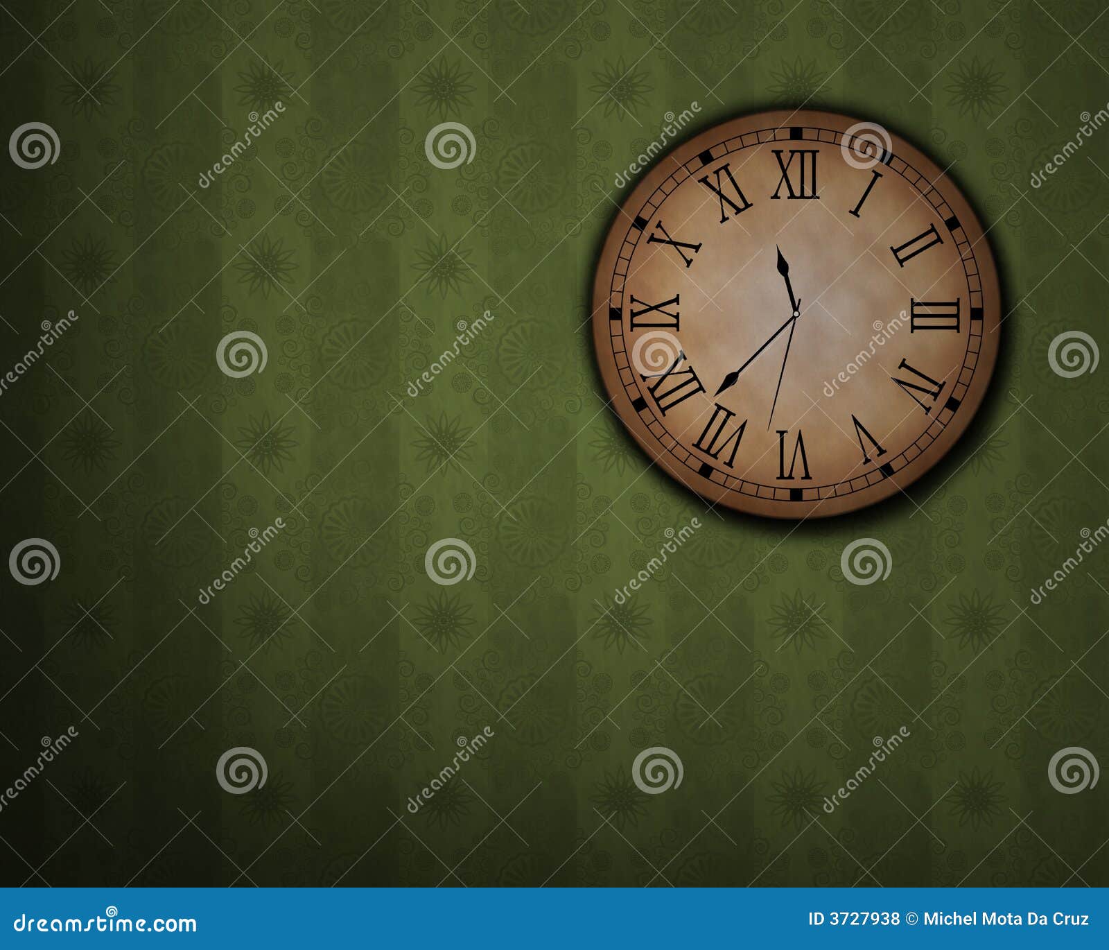 Classic clock stock illustration. Illustration of hour - 3727938