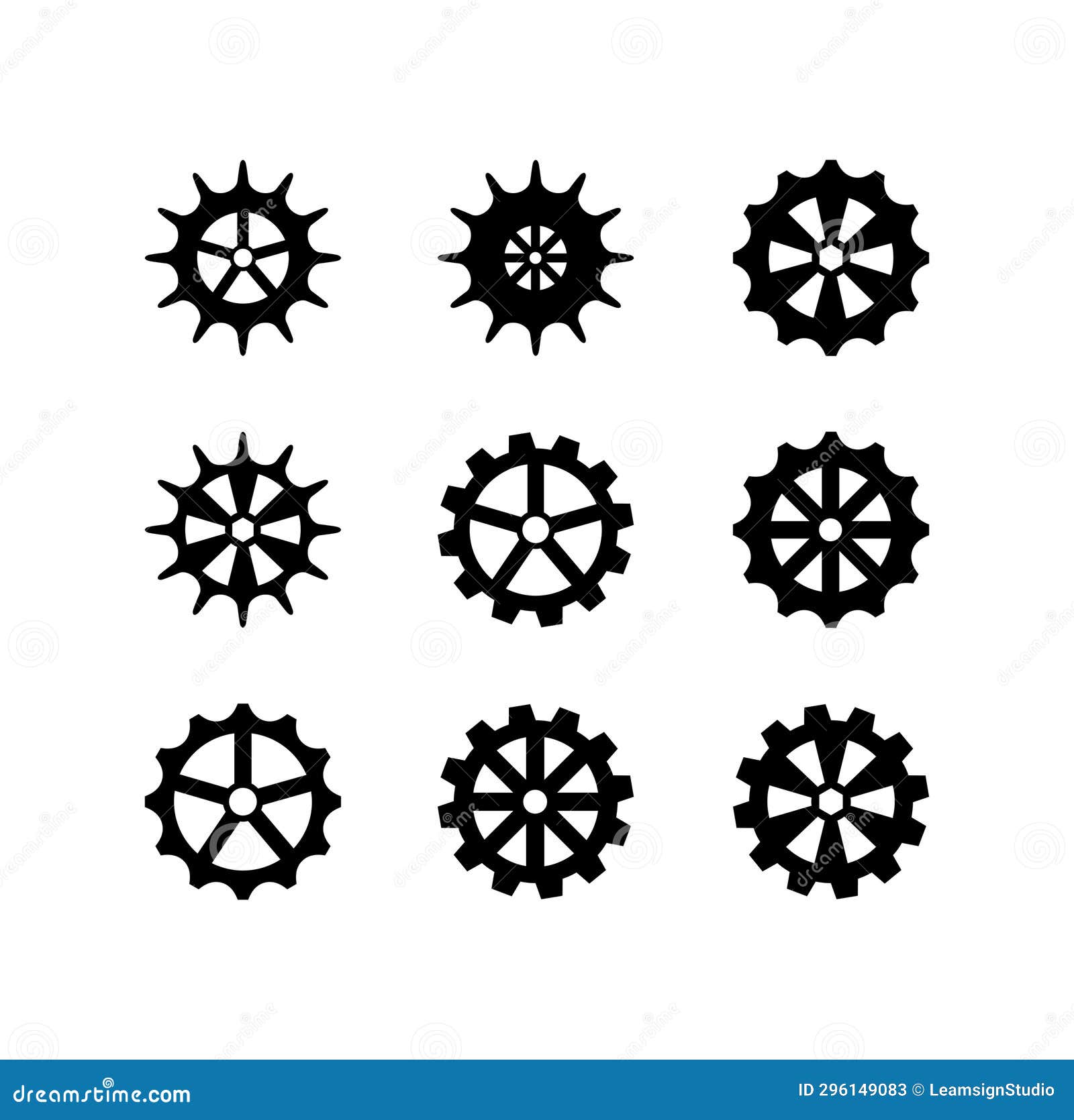 Classic Clock Gear Design Illustration Stock Vector - Illustration of ...