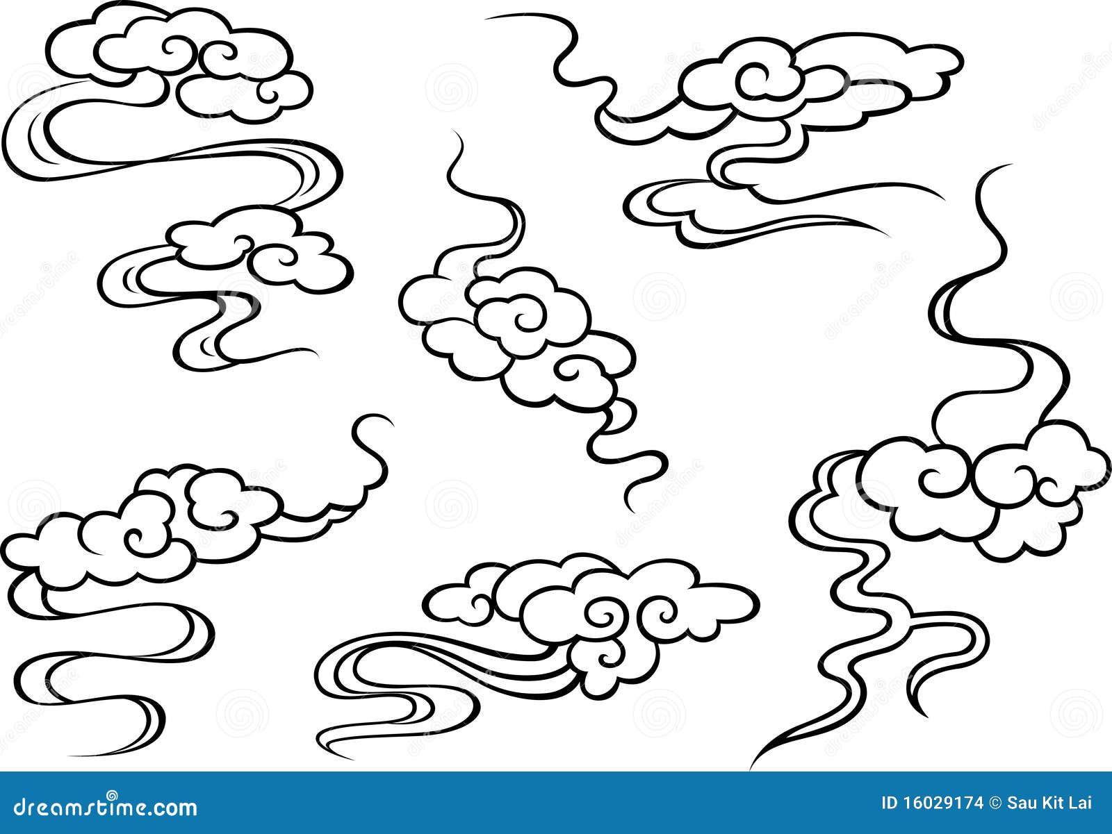 Classic cloud illustration stock illustration. Illustration of idea ...