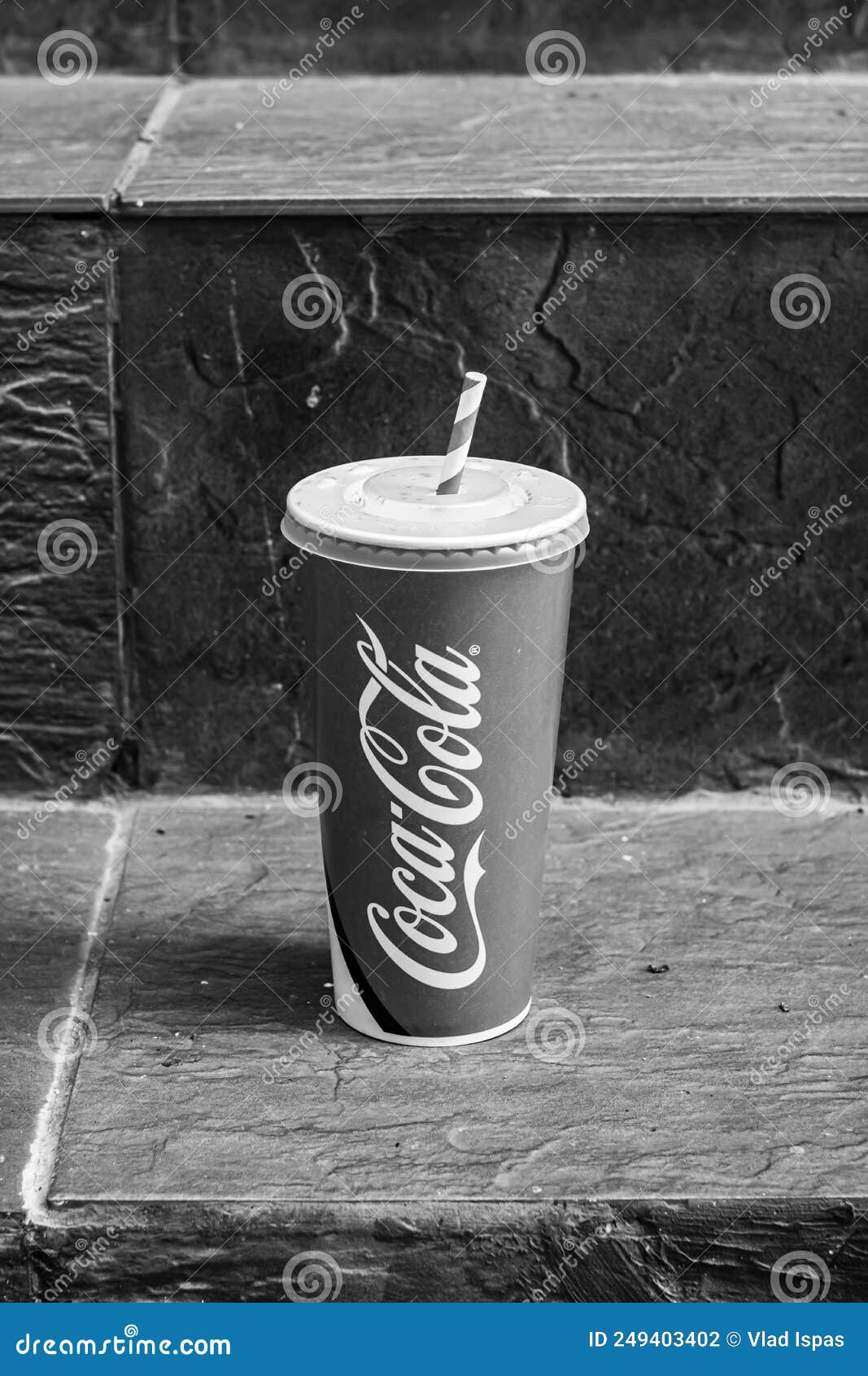Classic Coca-Cola Can. Bucharest, Romania, 2022 Editorial Photography ...