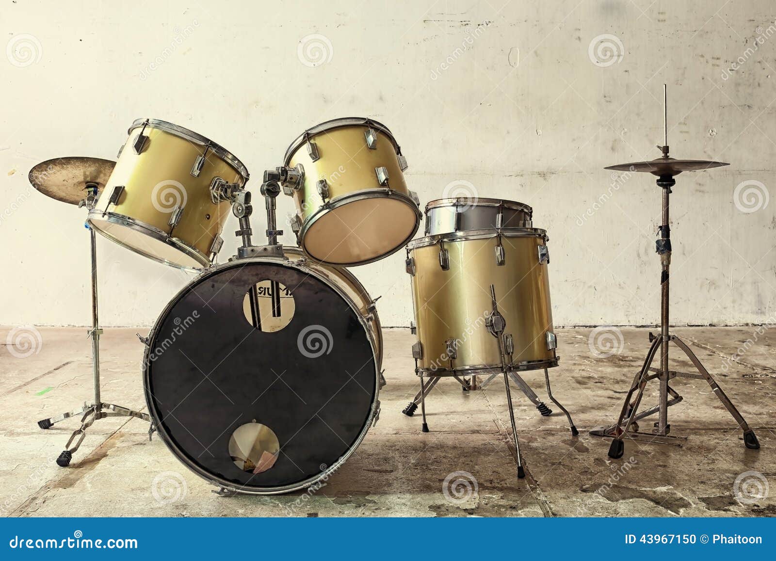 Classic Color of Drums Musical Tool Stock Photo - Image of metal, clip ...