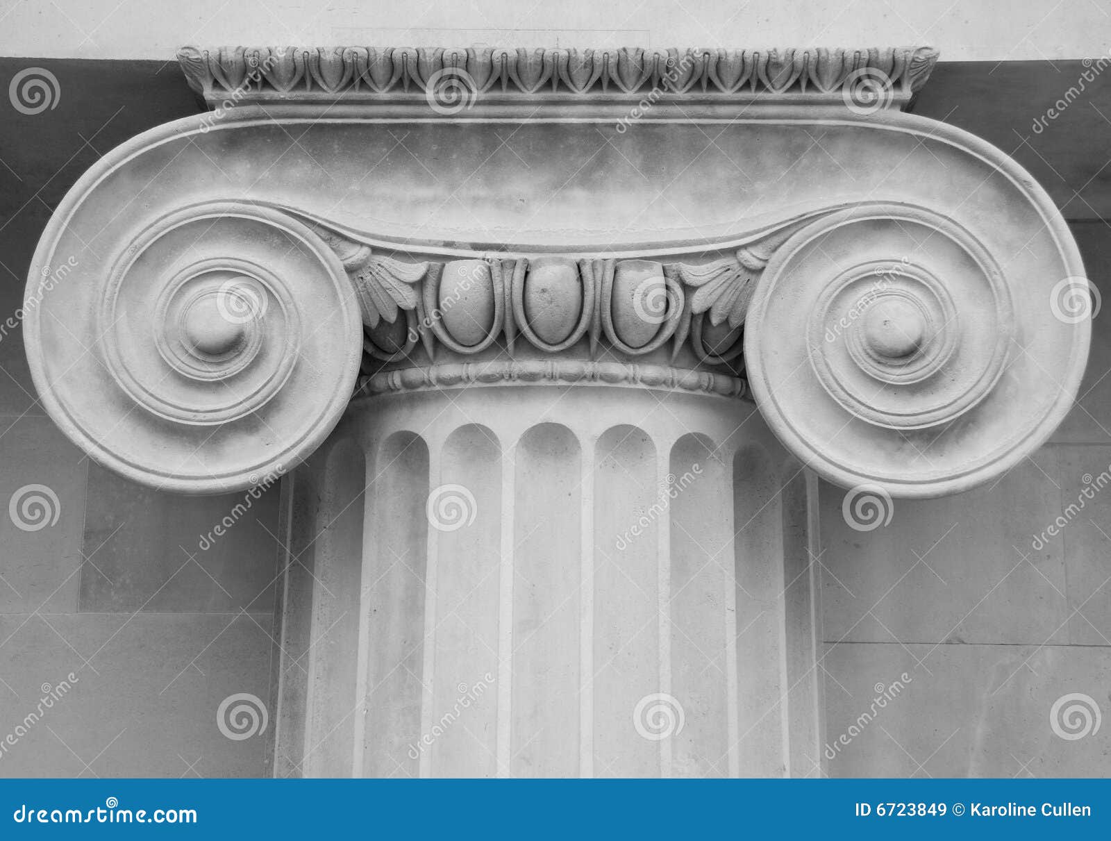 Classic Column stock image. Image of object, greek, ionic - 6723849