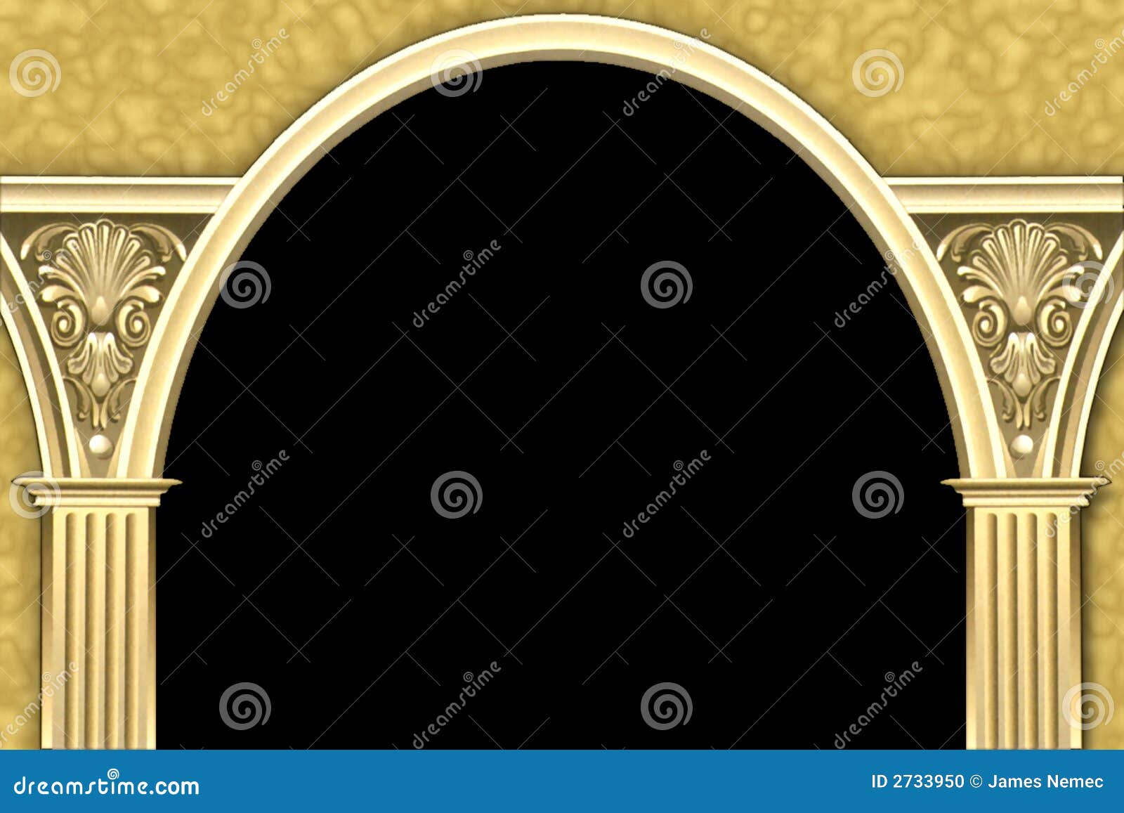 Classic Column & Arch Frame Stock Photography | CartoonDealer.com #2733950